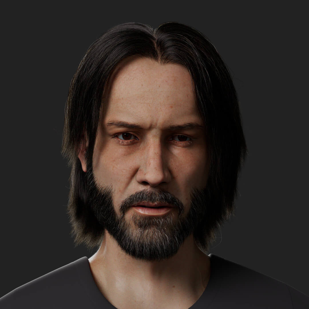 Keeanu 3D Render, Digital Art by IchigoYagami