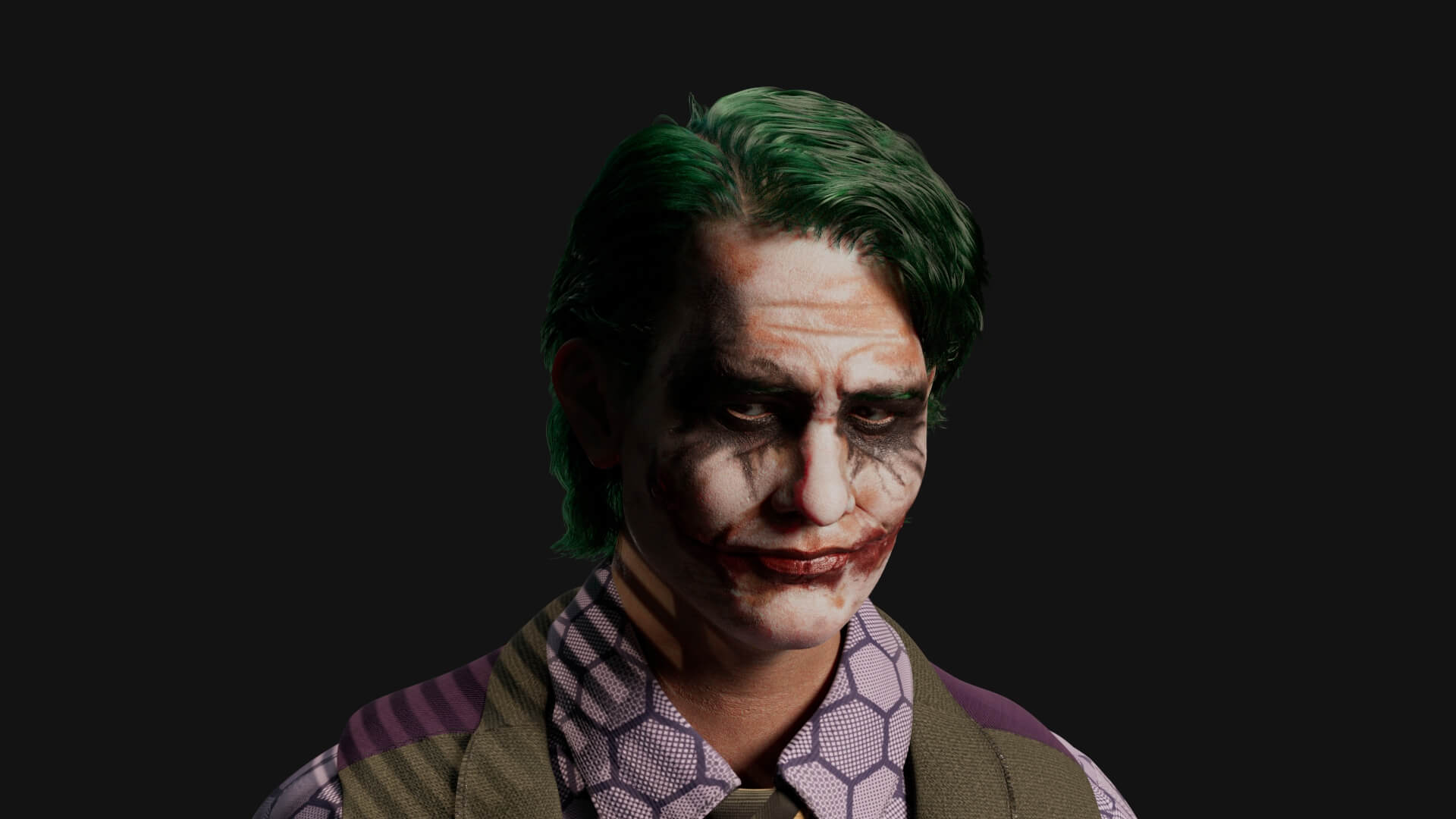 The Joker- Photo Realistic 3D Model by IchigoYagami