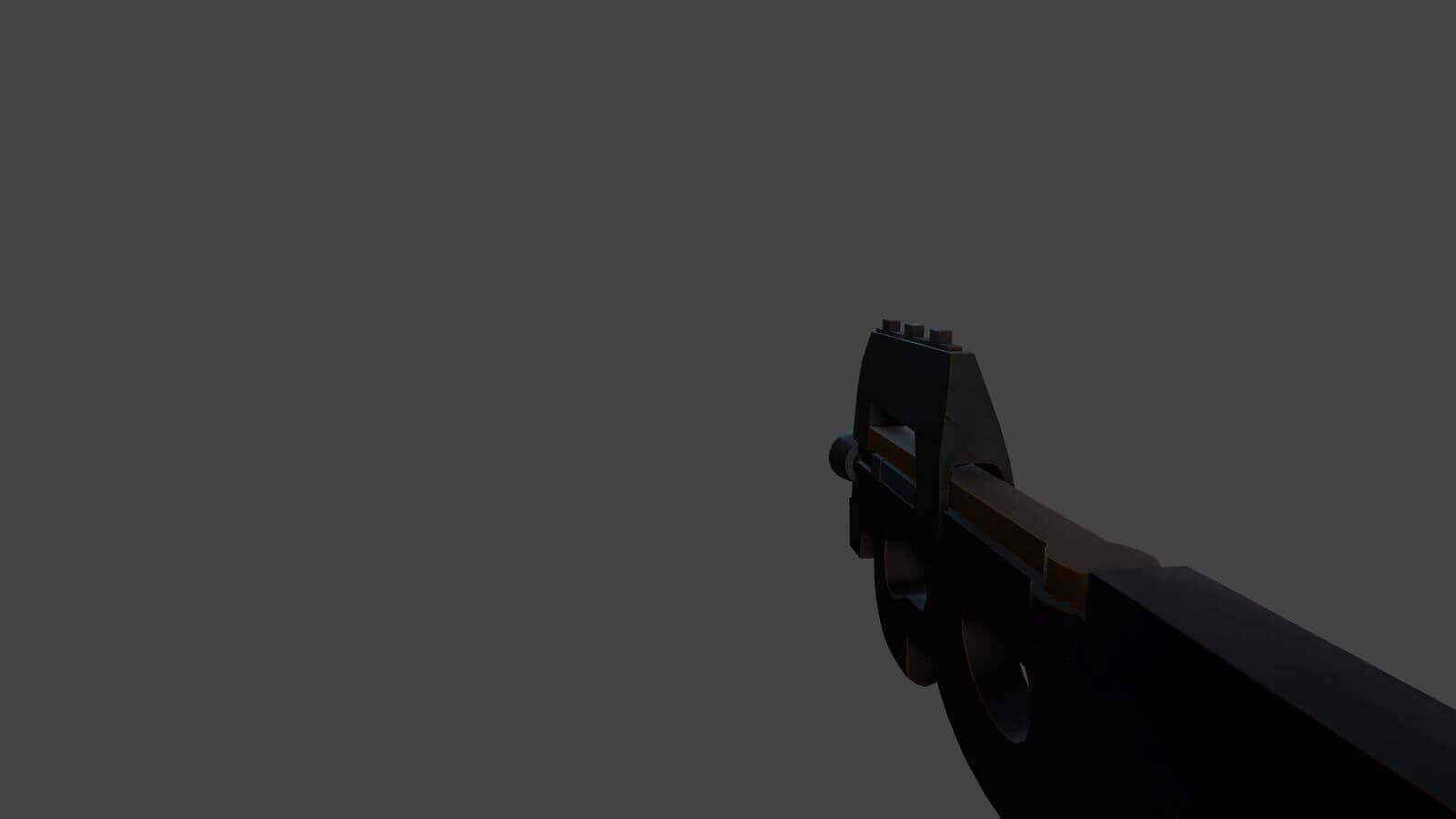 Stylized P90 - 3D Model by IdiWork