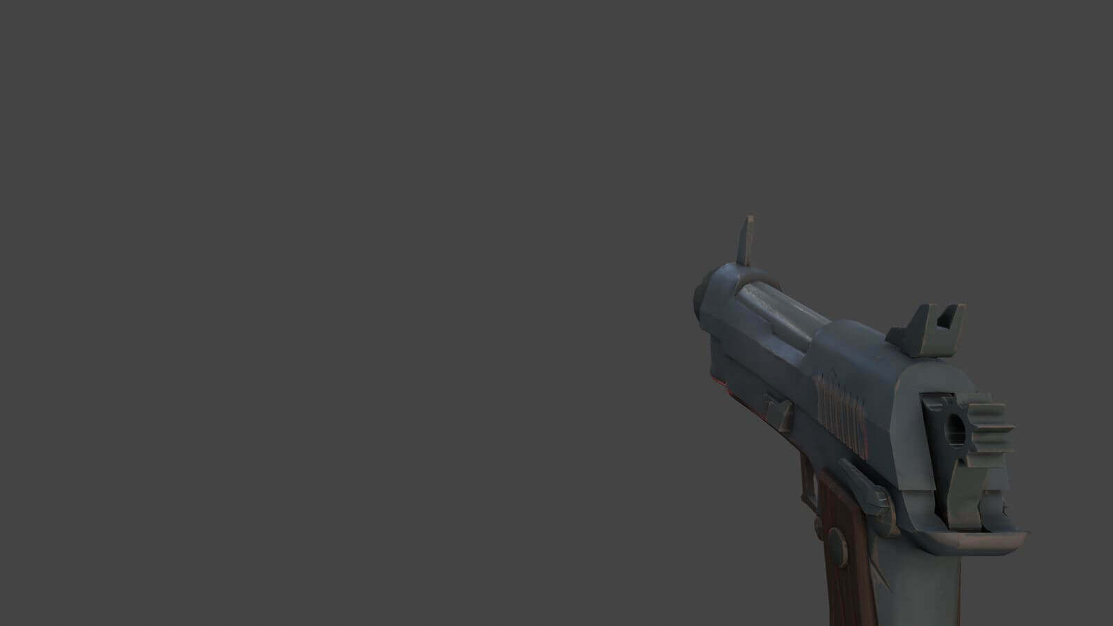 Stylized Pistol - 3D Model by IdiWork