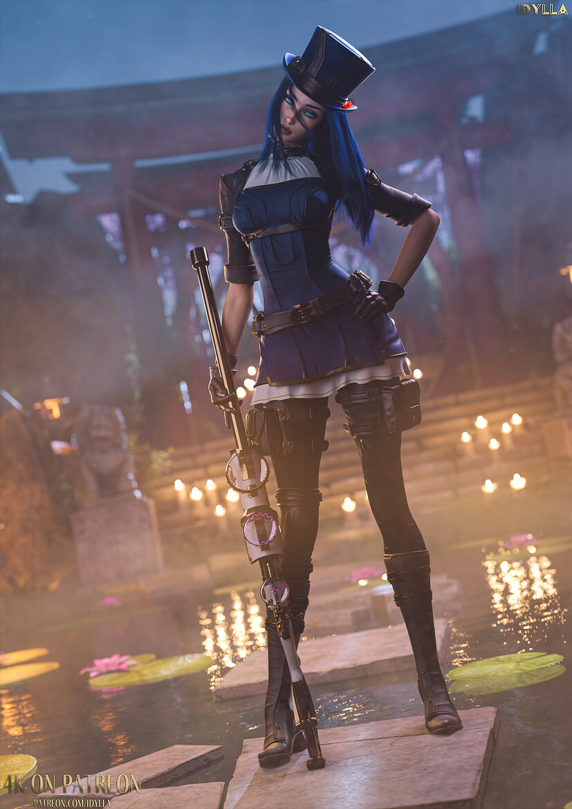 Caitlyn 3D Render, Digital Art by Idylla