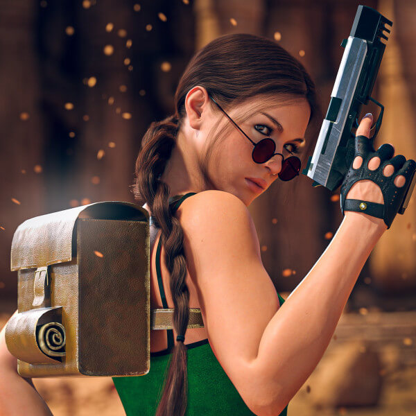 Lara Croft 3d Render Renderhub Gallery