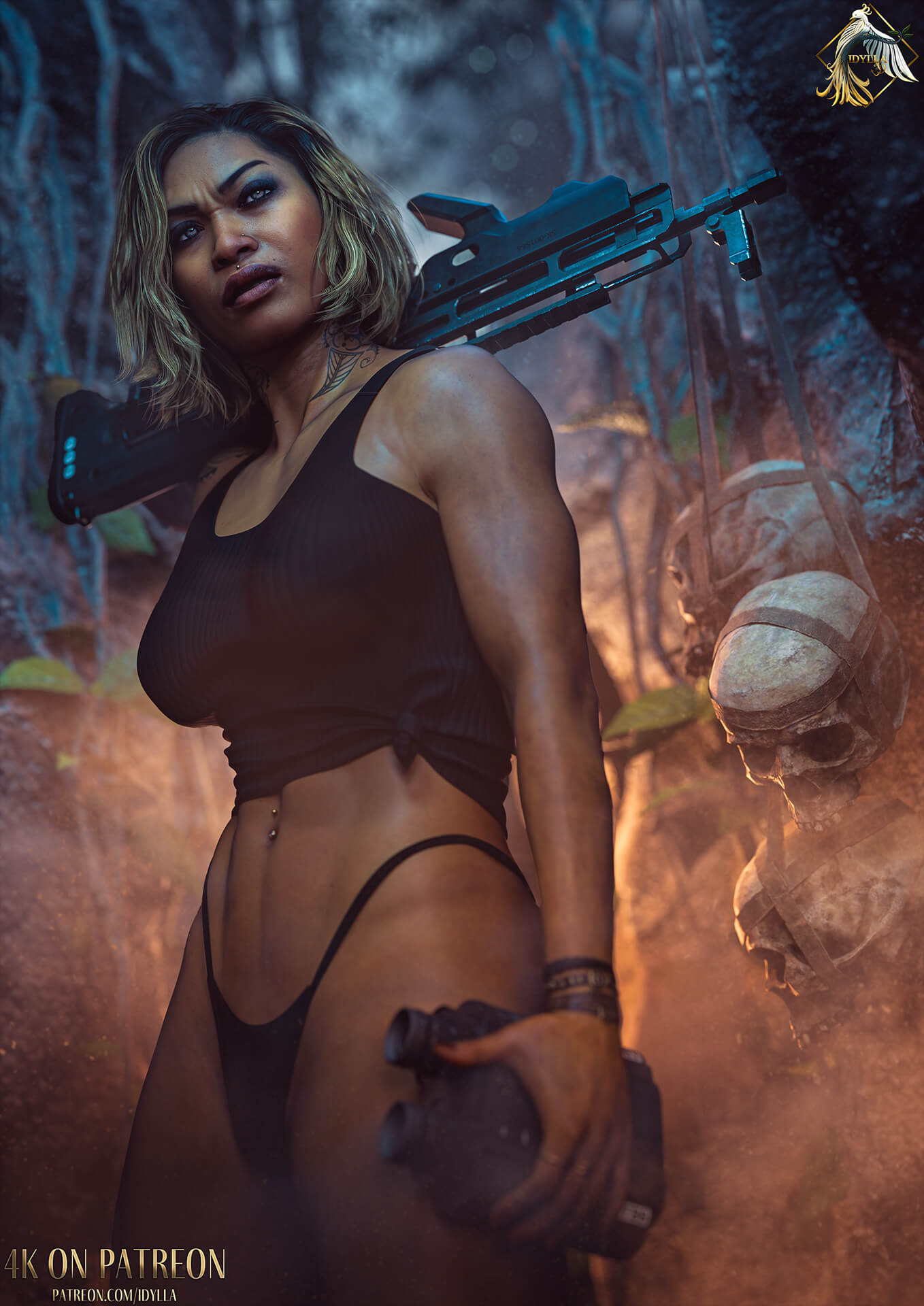 Maya Aguinaldo 3D Render, Digital Art by Idylla