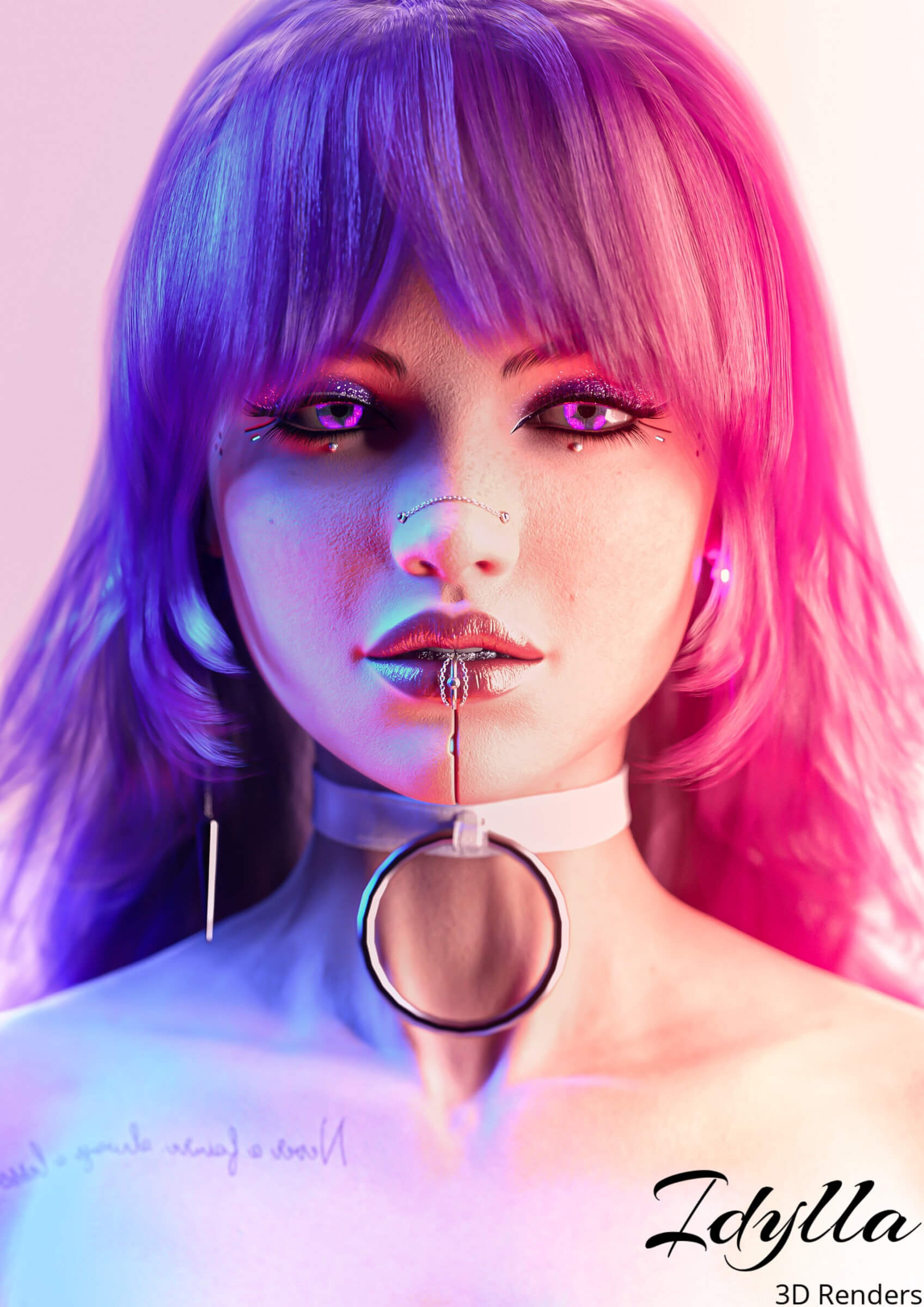 V 3D Render, Digital Art by Idylla