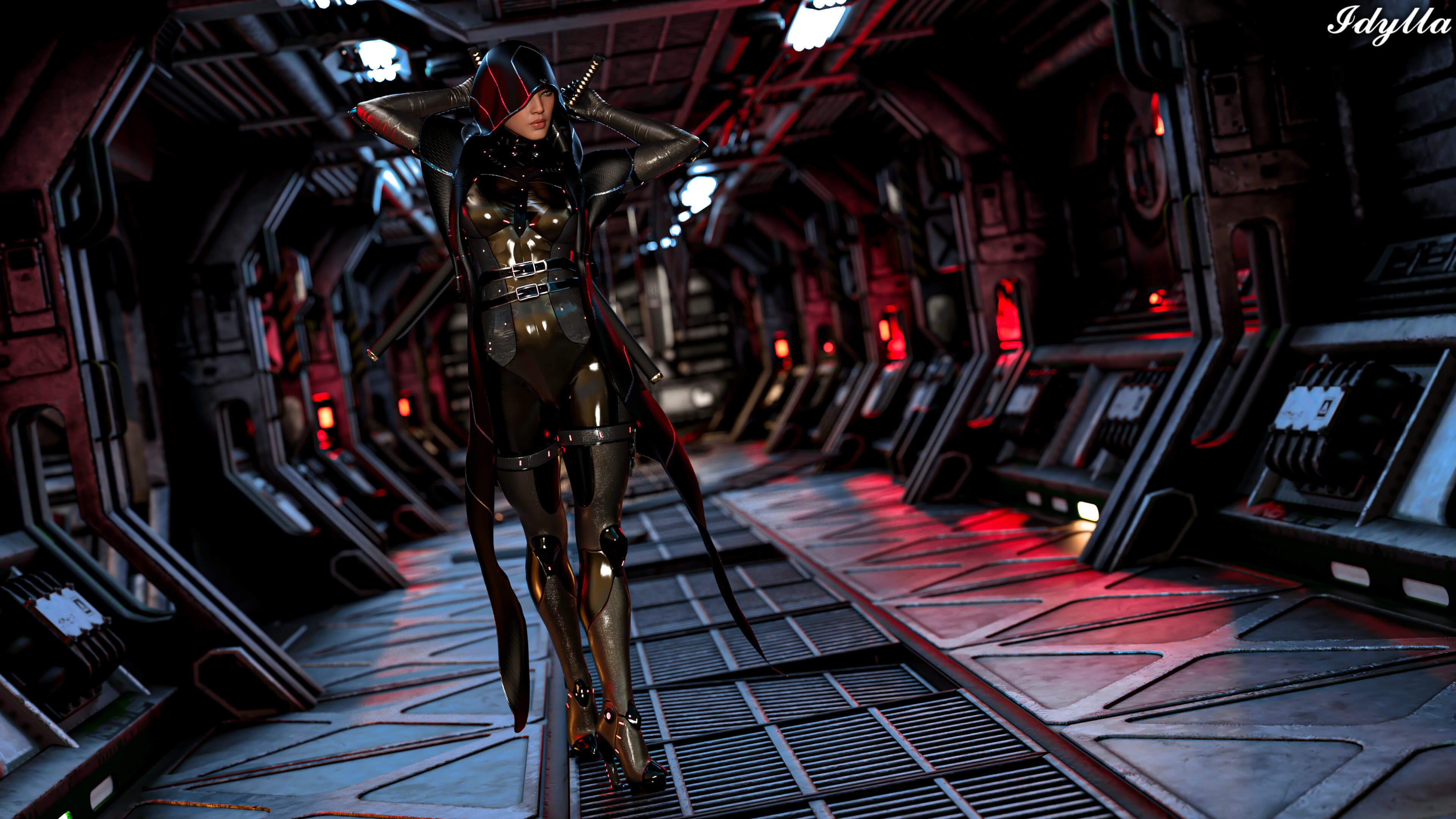 Sci-Fi 3D Desktop HD Wallpaper