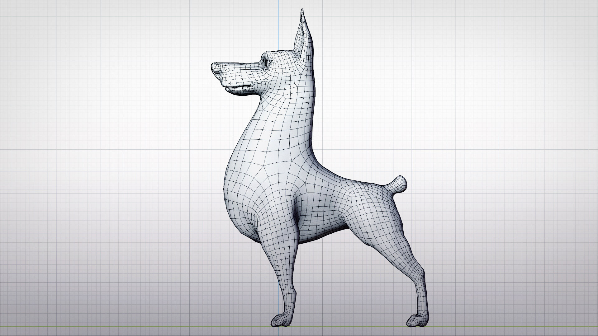 Doberman - Stylized Dog Rigged Character Low Poly 3D-Model 3D Model by ...