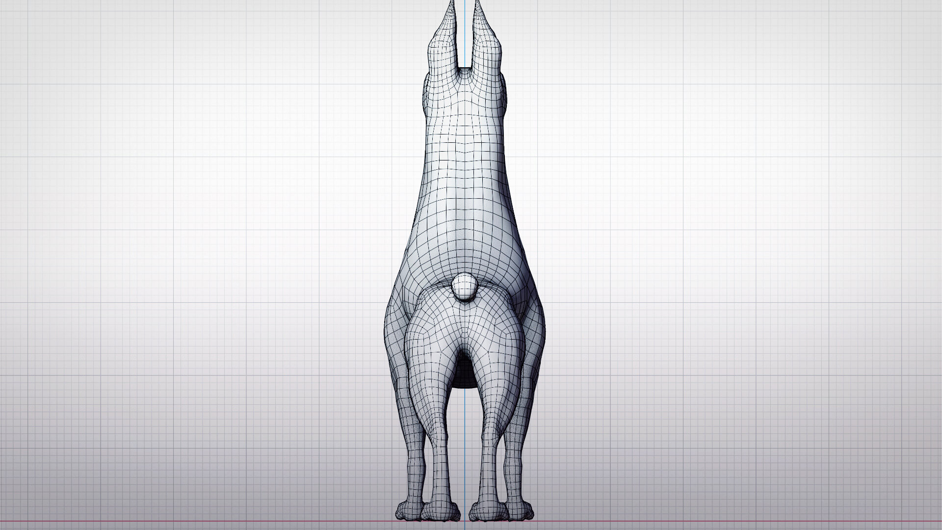 Doberman - Stylized Dog Rigged Character Low Poly 3D-Model 3D Model by ...