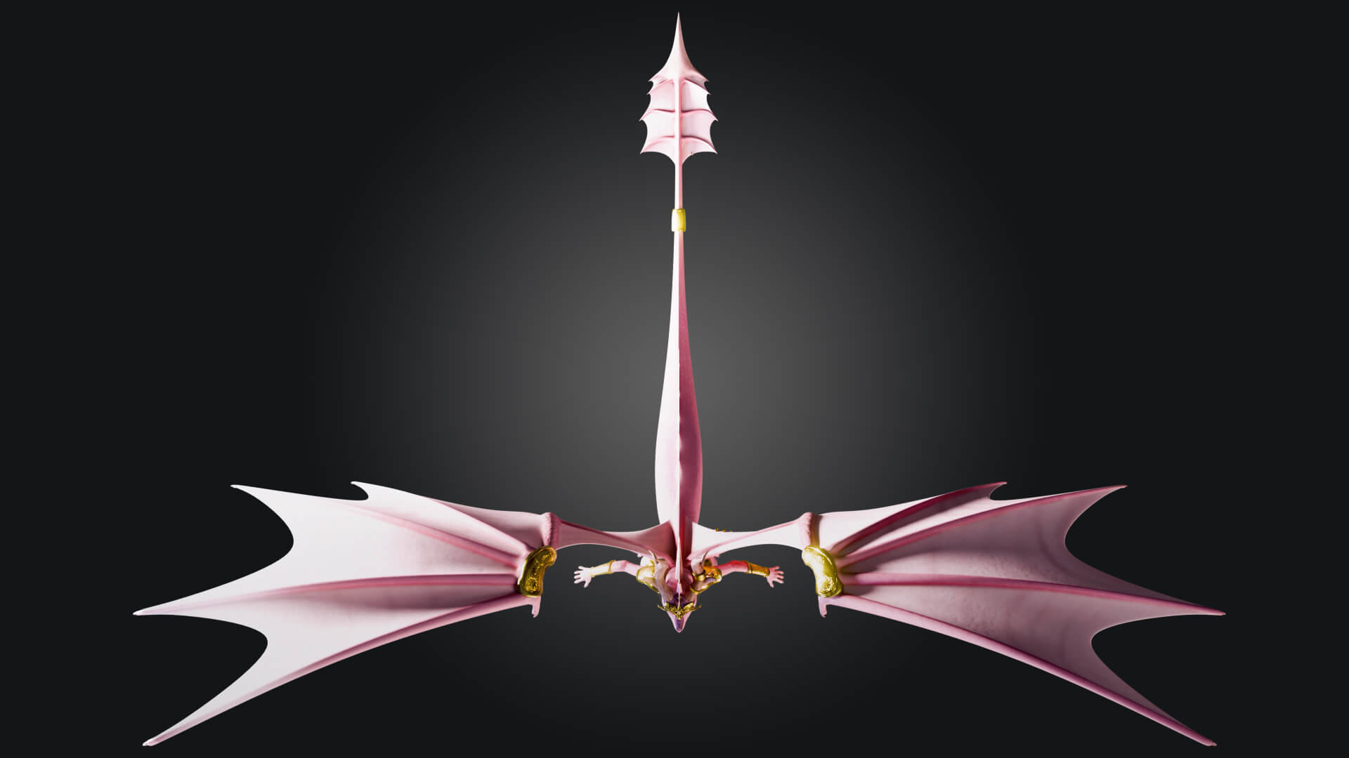 Dragoness - Rigged Female Dragon Character Model Low Poly 3D by Ignkiran