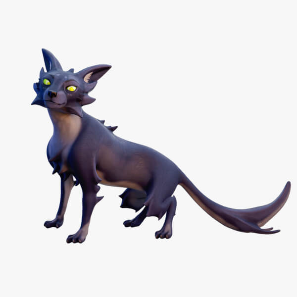 Cartoon Dog Rigged 3D Render | RenderHub Gallery