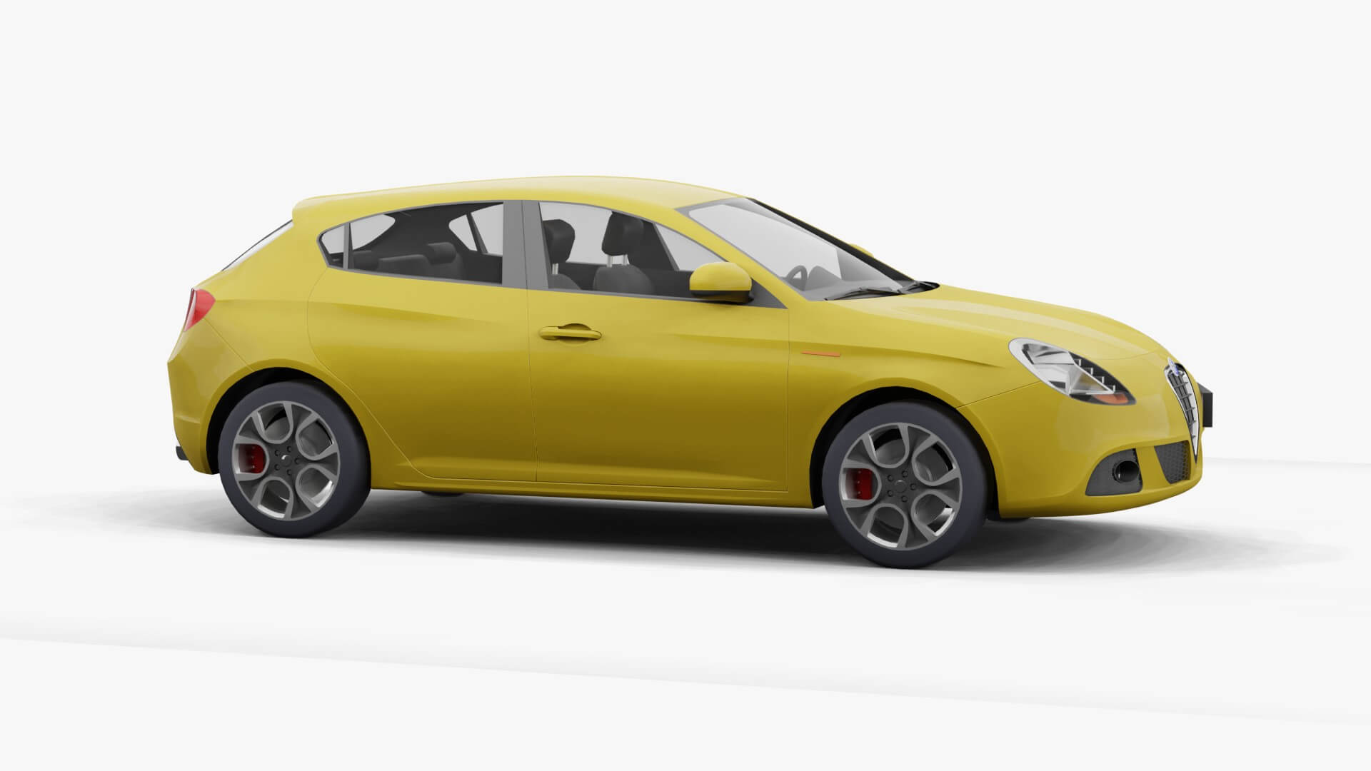Alfa Romeo Giulietta 2011 - 3D Model by Igor Shmidt