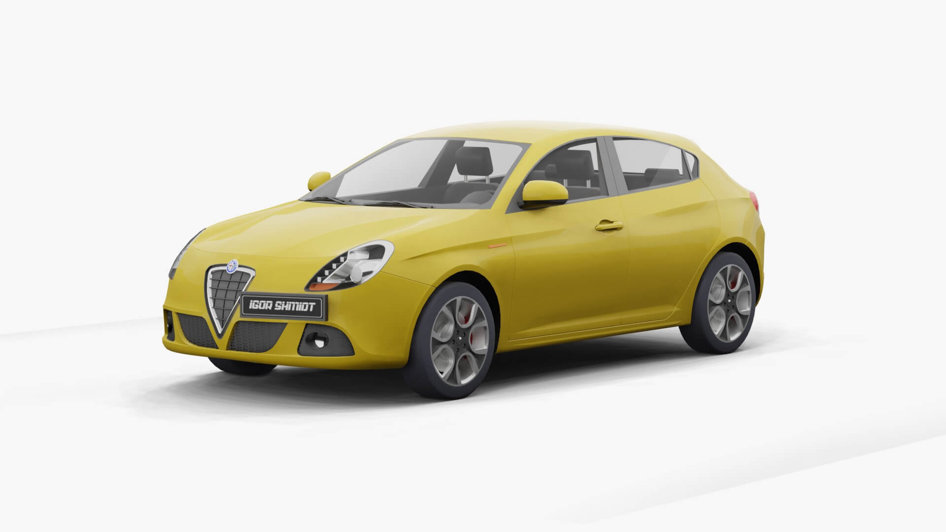 Alfa Romeo Giulietta 2011 - 3D Model by Igor Shmidt