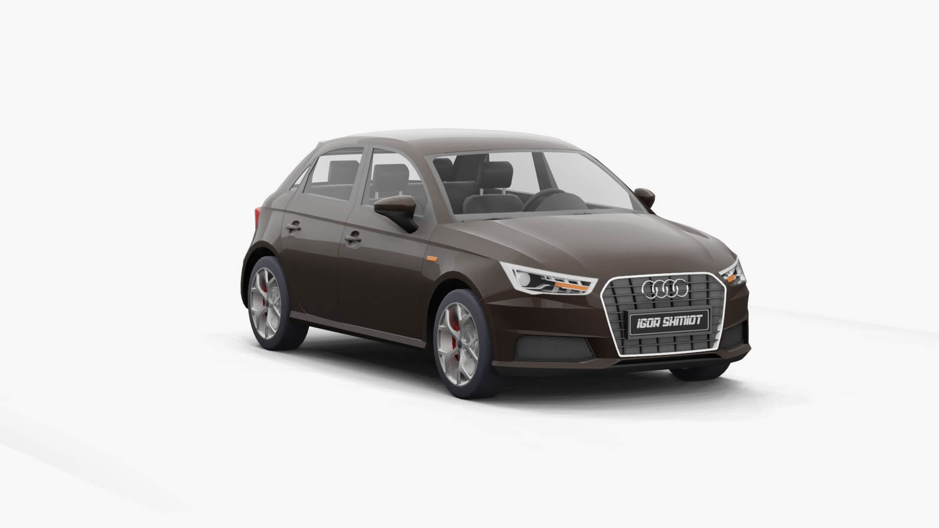 Audi A1 2016 5Doors - 3D Model by Igor Shmidt
