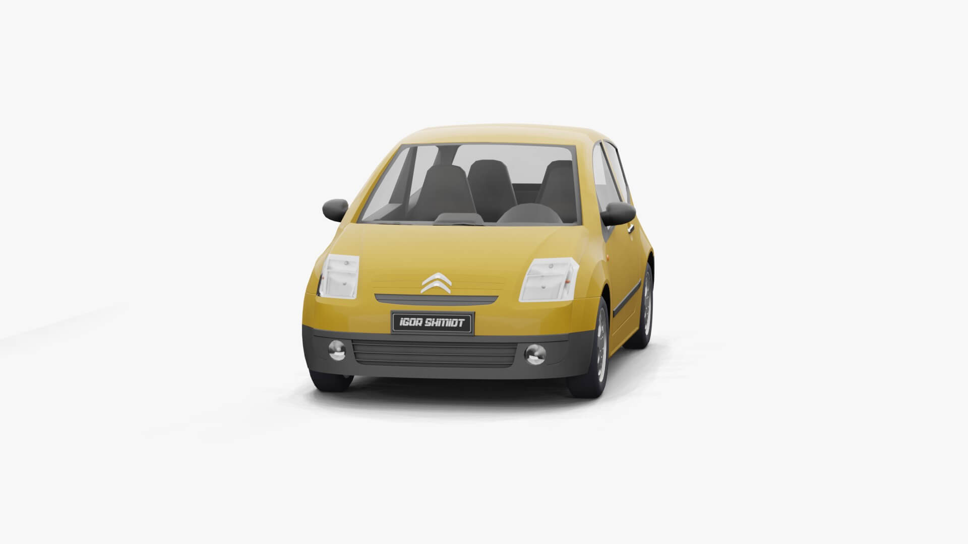 Citroen C2 2004 Low Poly - 3D Model by Igor Shmidt