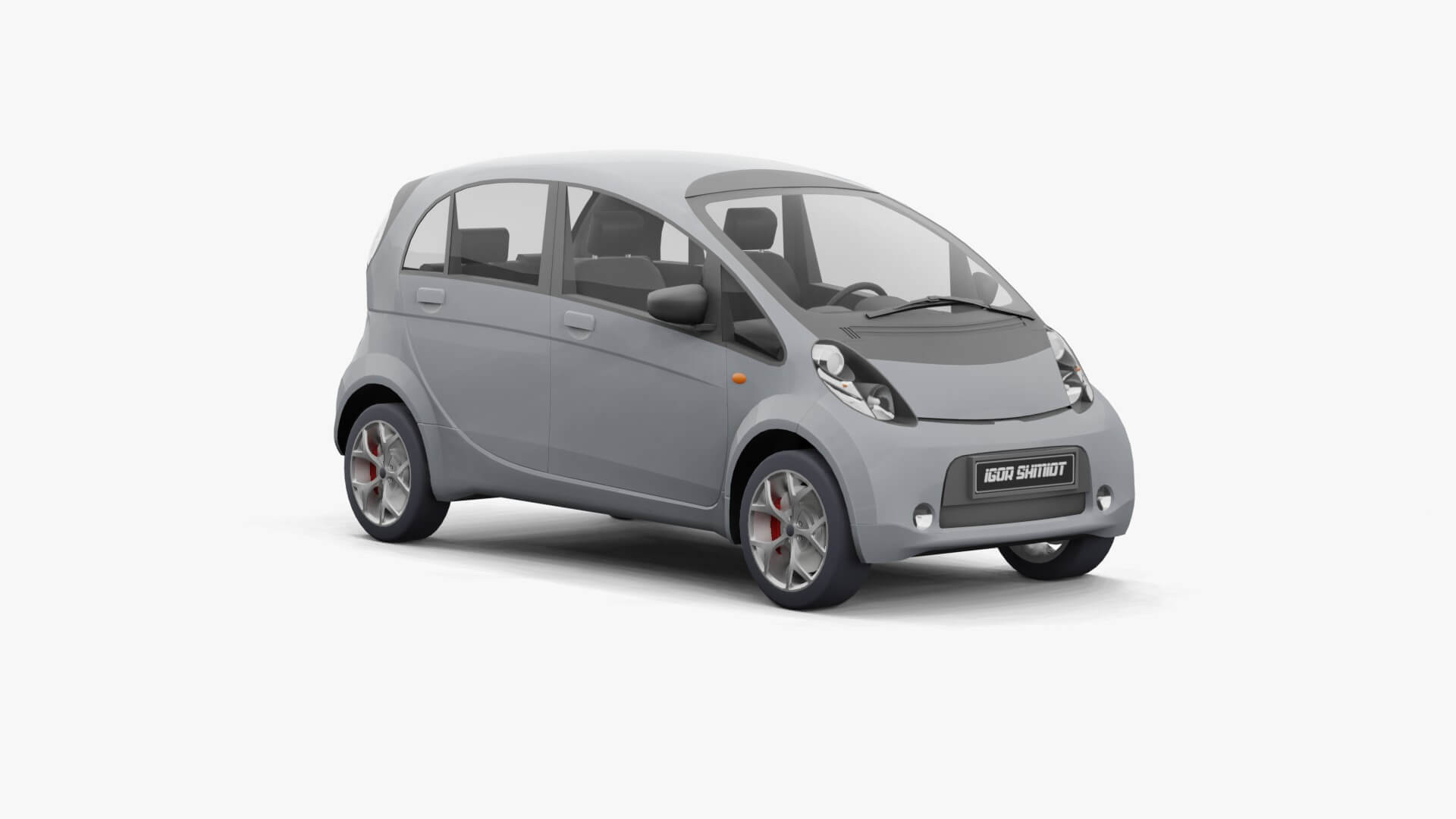 Citroen Czero 2011 Low Poly - 3D Model by Igor Shmidt