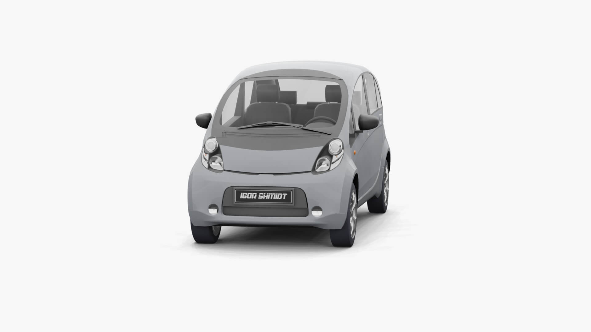 Citroen Czero 2011 Low Poly - 3D Model by Igor Shmidt