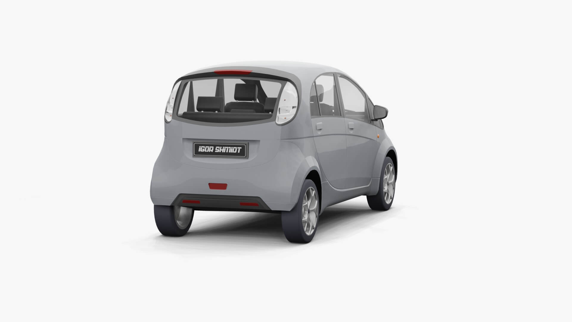 Citroen Czero 2011 Low Poly - 3D Model by Igor Shmidt