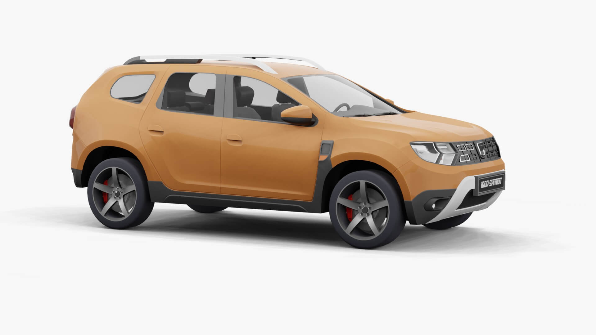 Dacia Duster 2018 LowPoly - 3D Model by Igor Shmidt