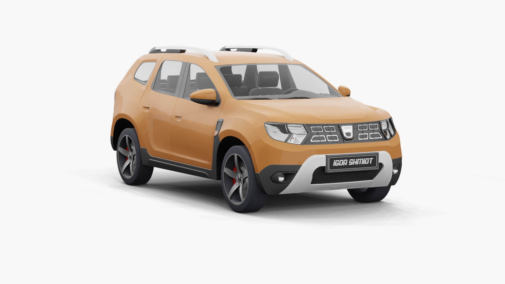 Dacia Duster 2018 LowPoly - 3D Model by Igor Shmidt