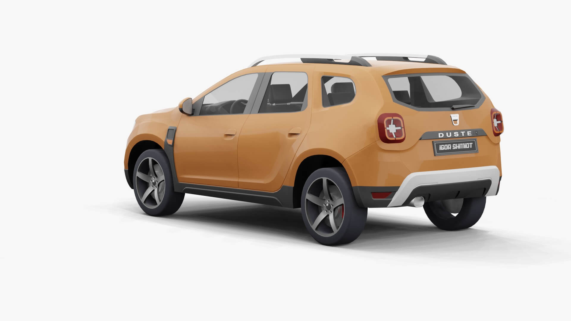 Dacia Duster 2018 LowPoly - 3D Model by Igor Shmidt