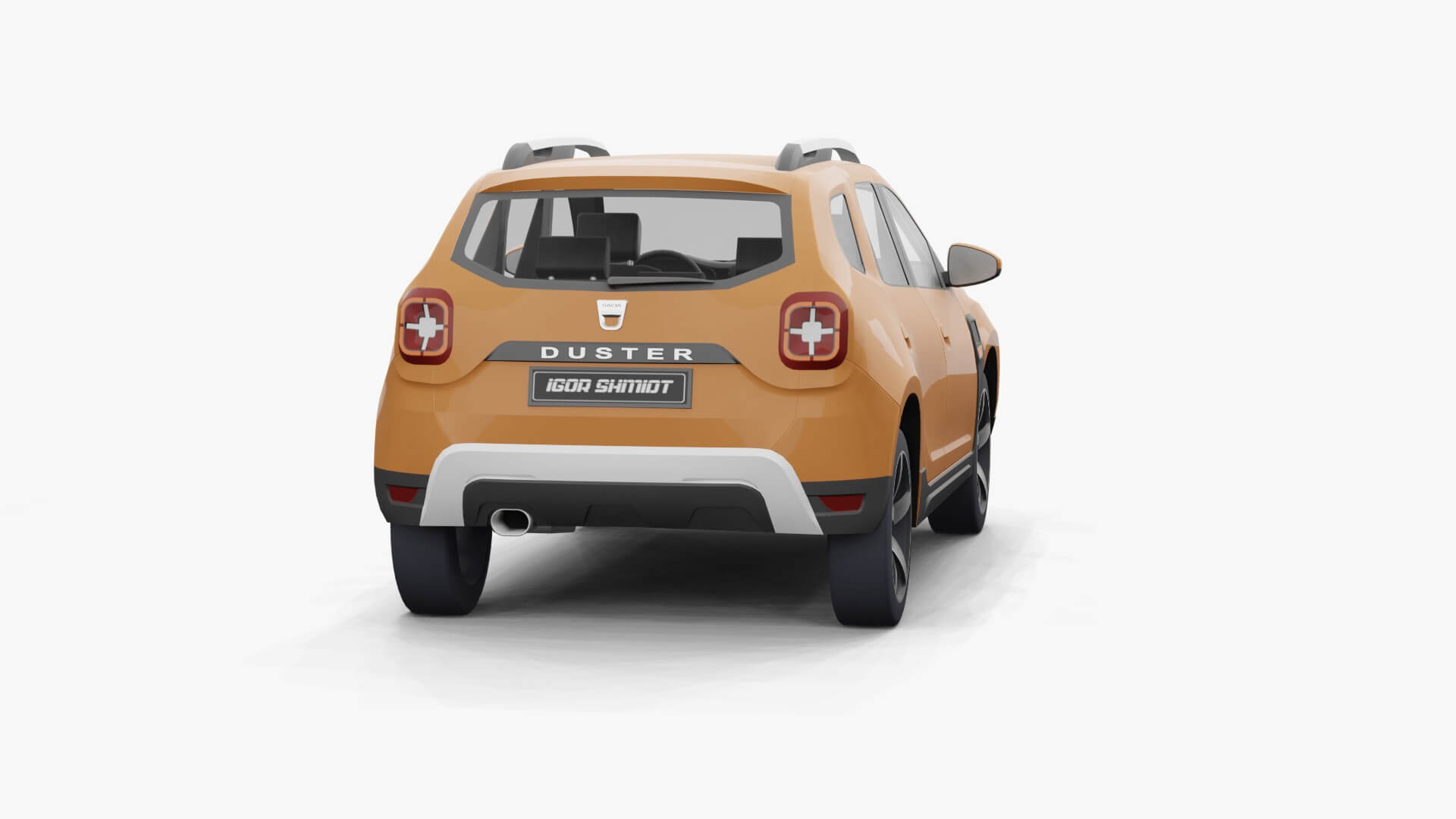 Dacia Duster 2018 LowPoly - 3D Model by Igor Shmidt