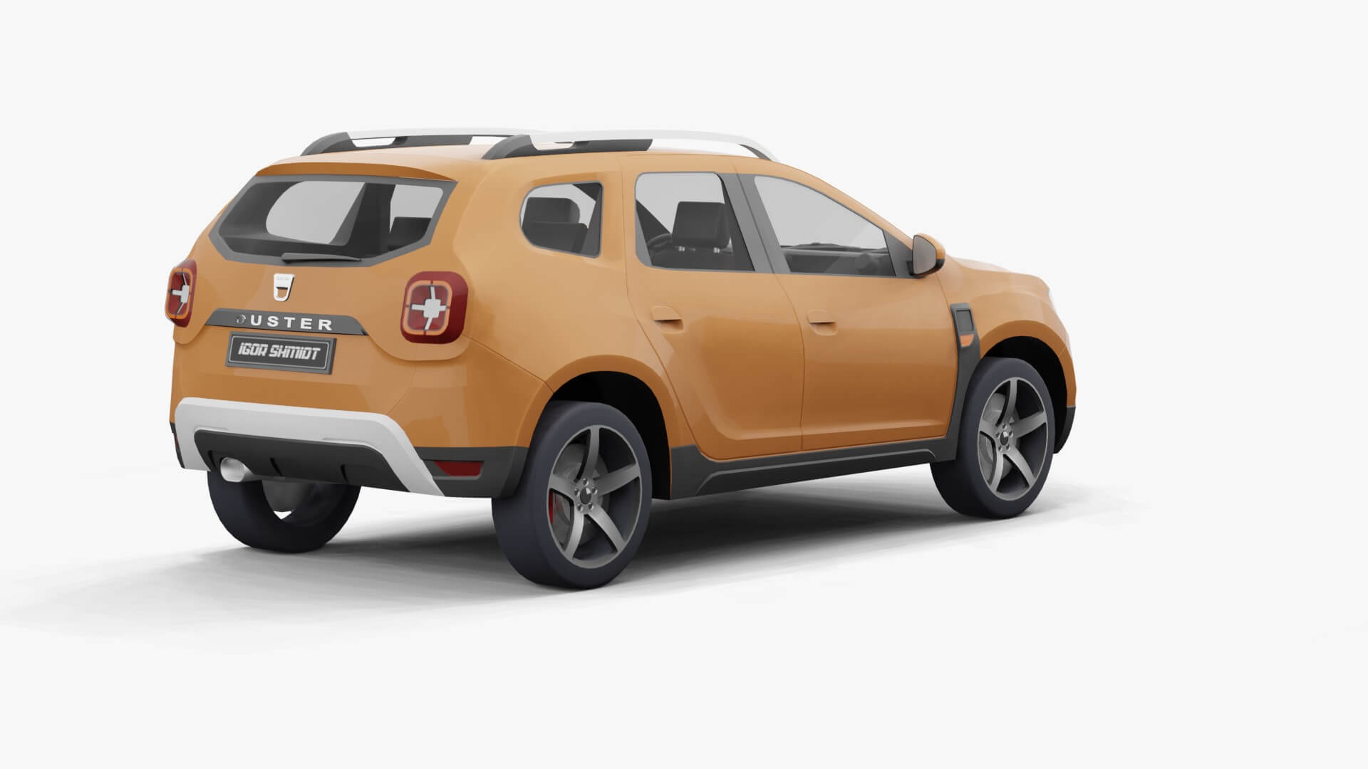 Dacia Duster 2018 LowPoly - 3D Model by Igor Shmidt