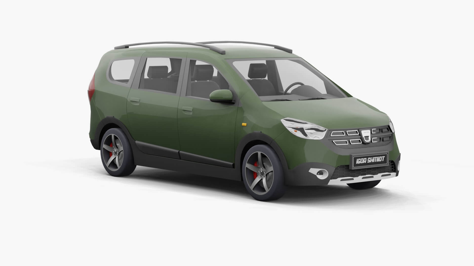 Dacia Lodgy Stepway 2018 - 3D Model by Igor Shmidt