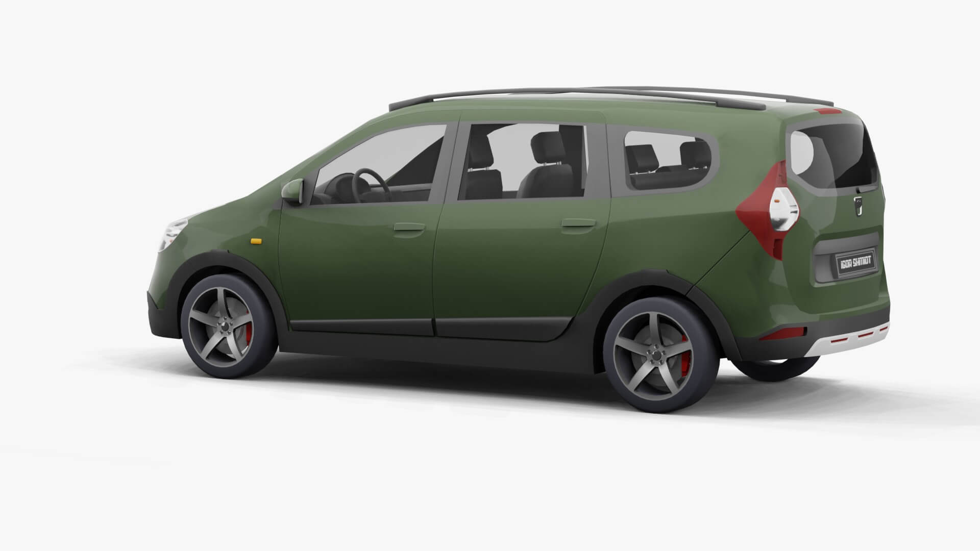 Dacia Lodgy Stepway 2018 - 3D Model by Igor Shmidt