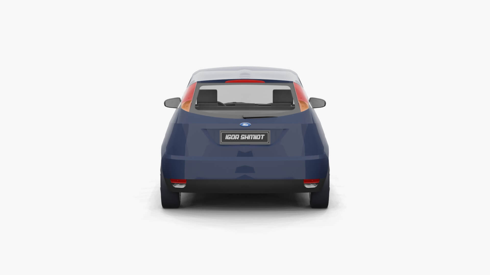 Ford Focus 3 Doors 1999 Lowpoly - 3D Model by Igor Shmidt