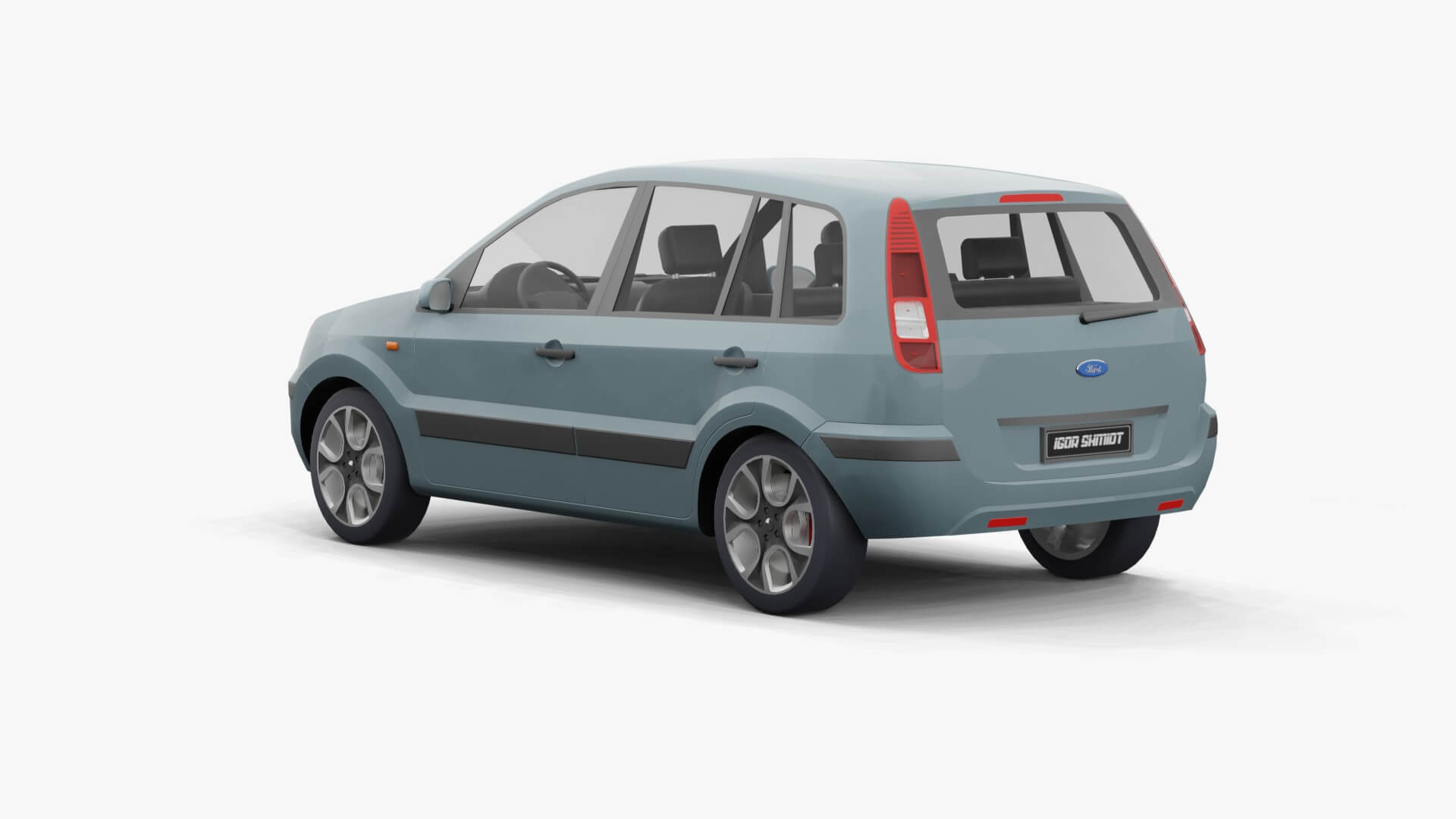 Ford Fusion 2006 Lowpoly - 3D Model by Igor Shmidt