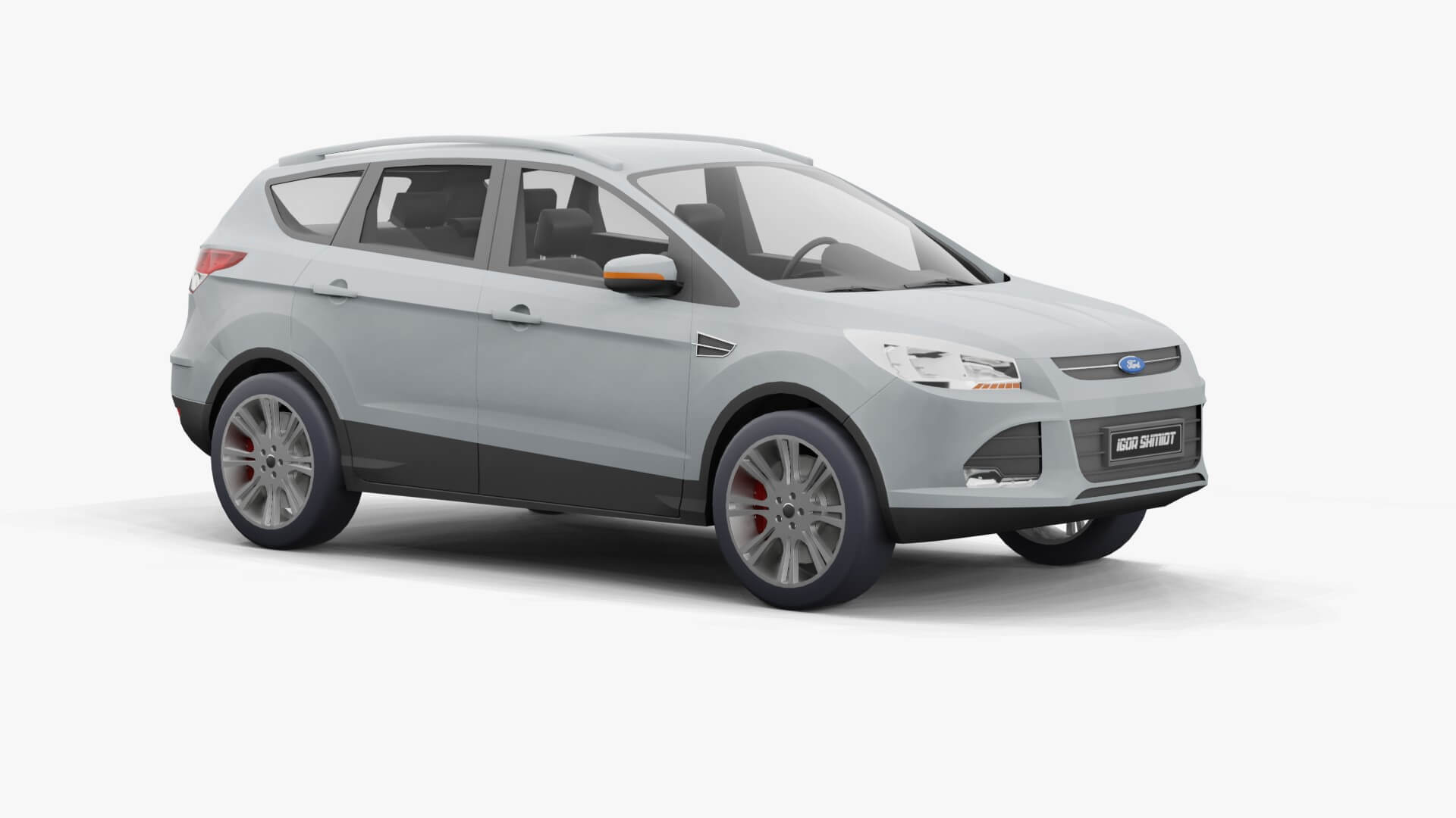 Ford Kuga 2014 Low Poly - 3D Model by Igor Shmidt