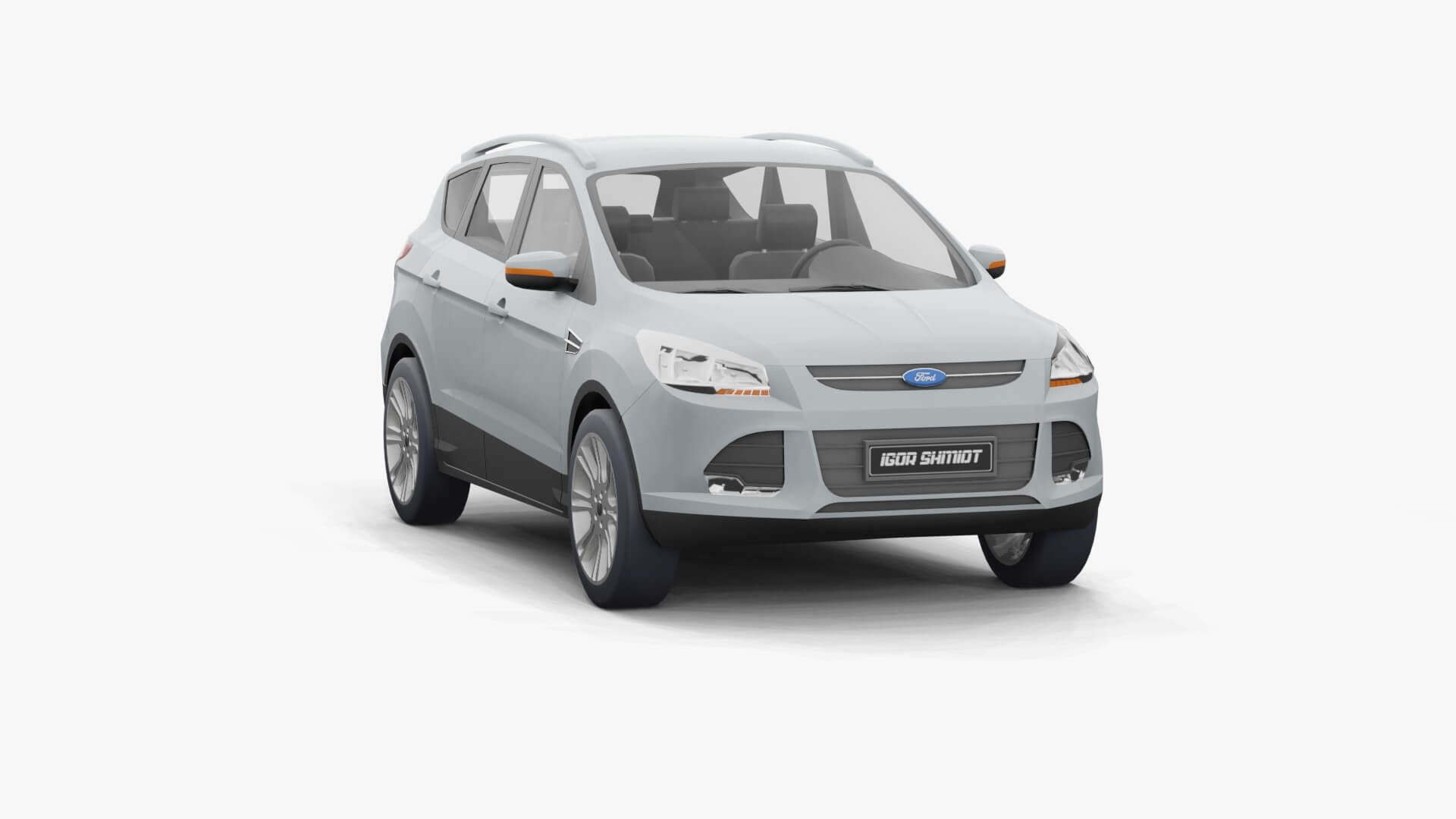 Ford Kuga 2014 Low Poly - 3D Model by Igor Shmidt