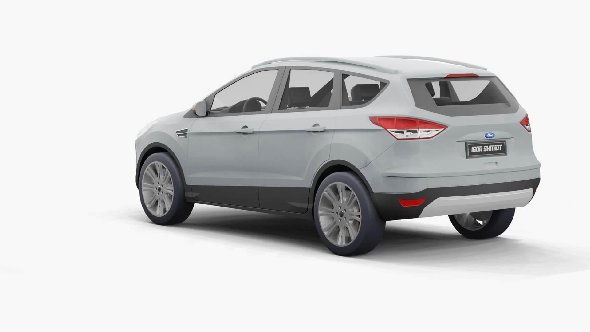 Ford Kuga 2014 Low Poly - 3D Model by Igor Shmidt