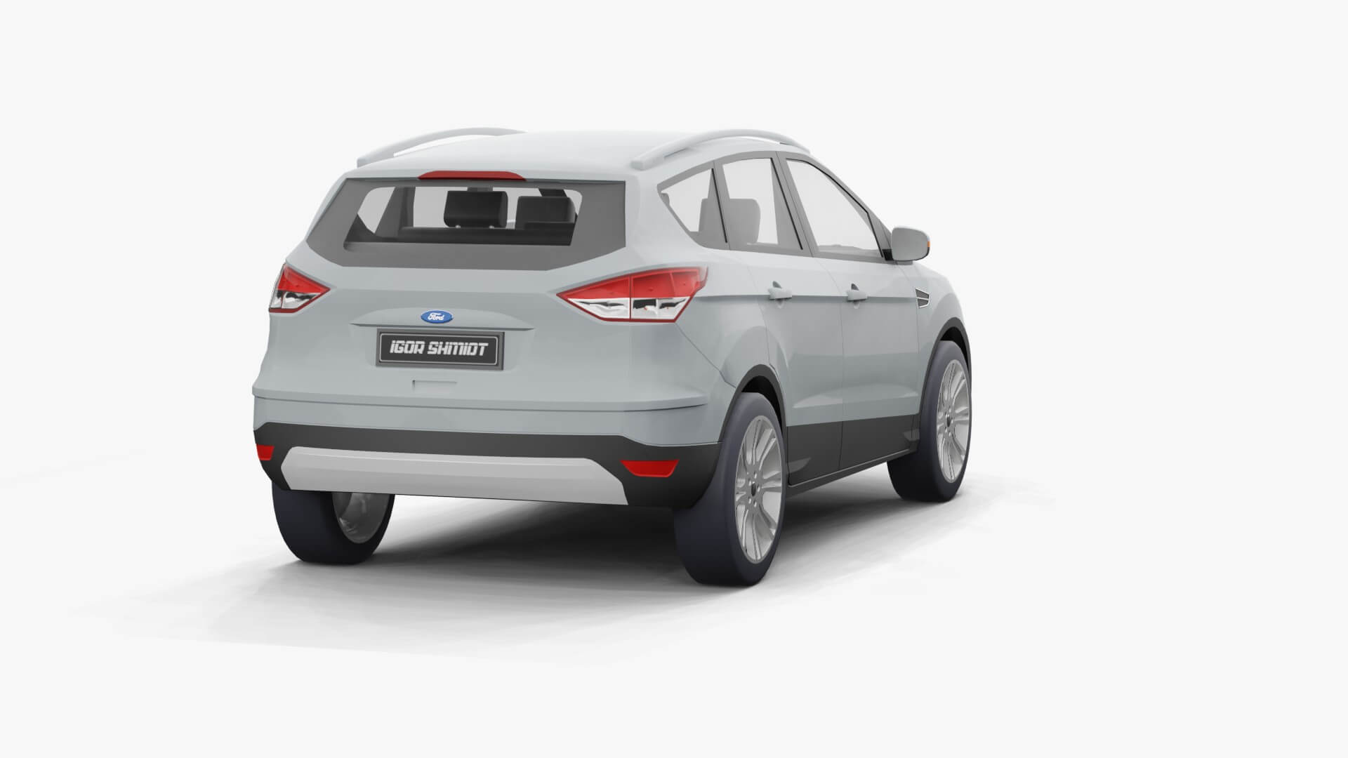 Ford Kuga 2014 Low Poly - 3D Model by Igor Shmidt