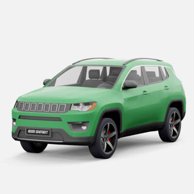 Jeep Compass 2020 Lowpoly - 3D Model by Igor Shmidt
