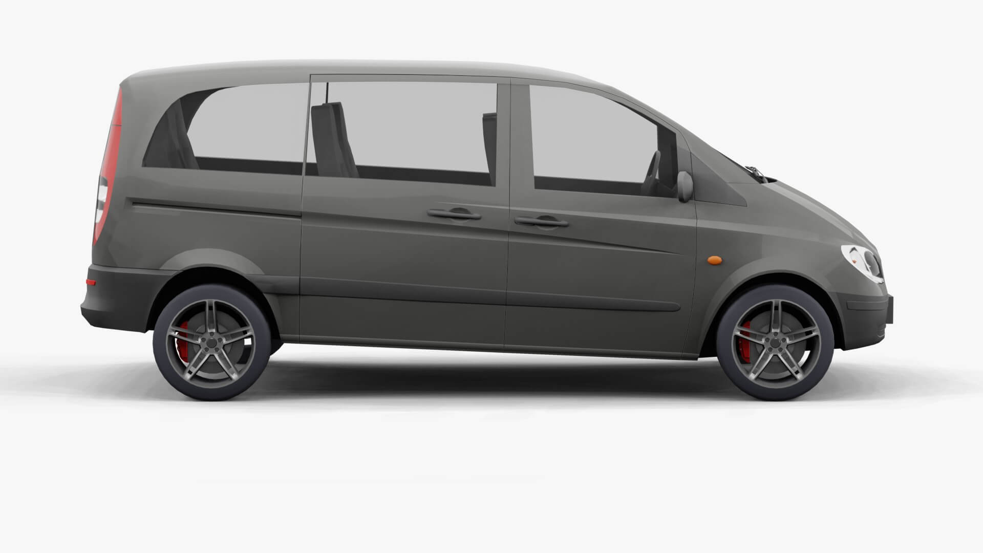 Mercedes Vito 2010 Low Poly - 3D Model by Igor Shmidt