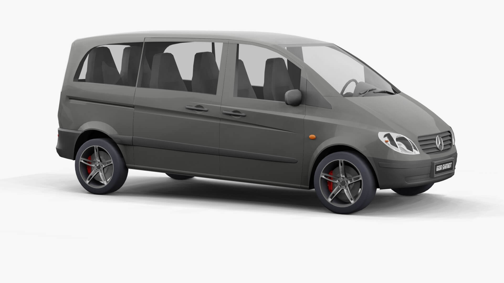 Mercedes Vito 2010 Low Poly - 3D Model by Igor Shmidt