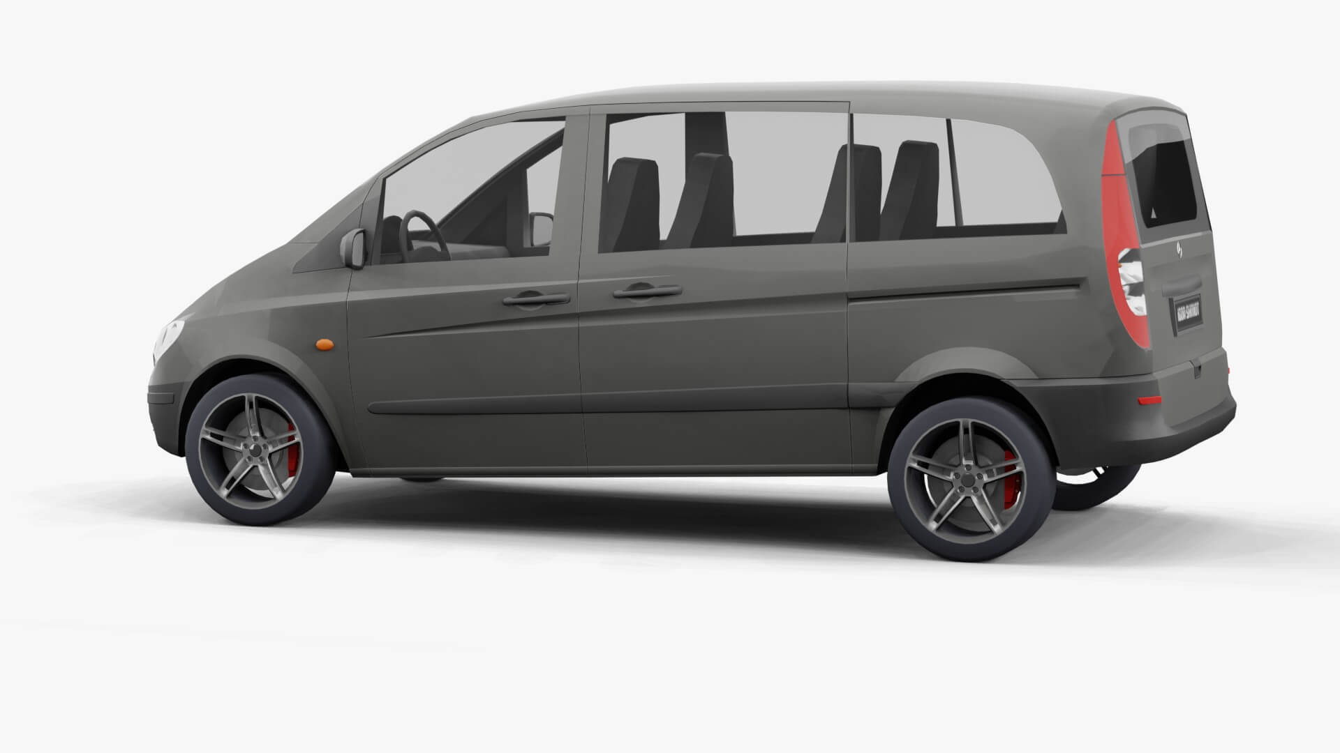 Mercedes Vito 2010 Low Poly - 3D Model by Igor Shmidt