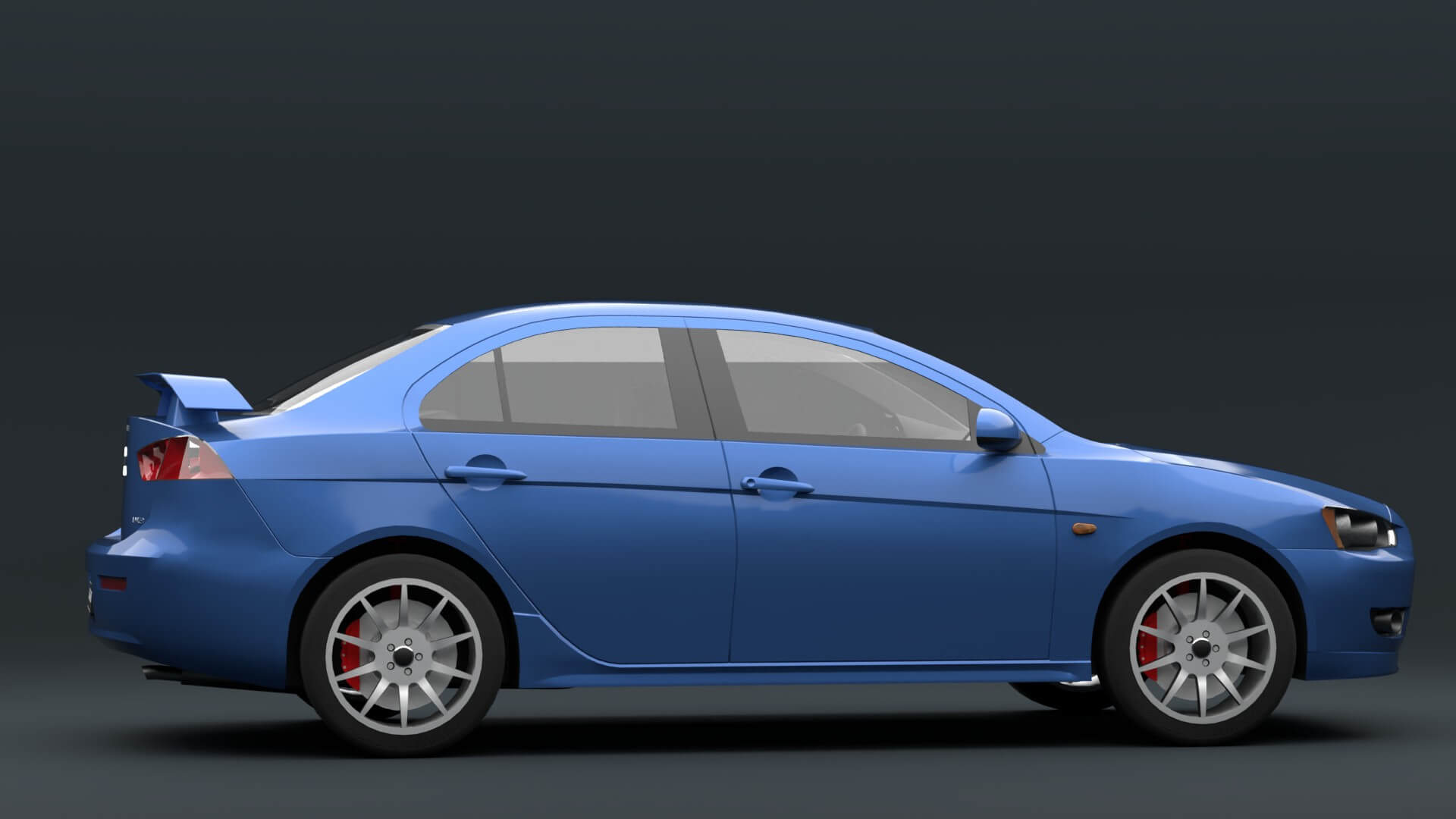 Mitsubishi Lancer 2008 Lowpoly - 3D Model by Igor Shmidt