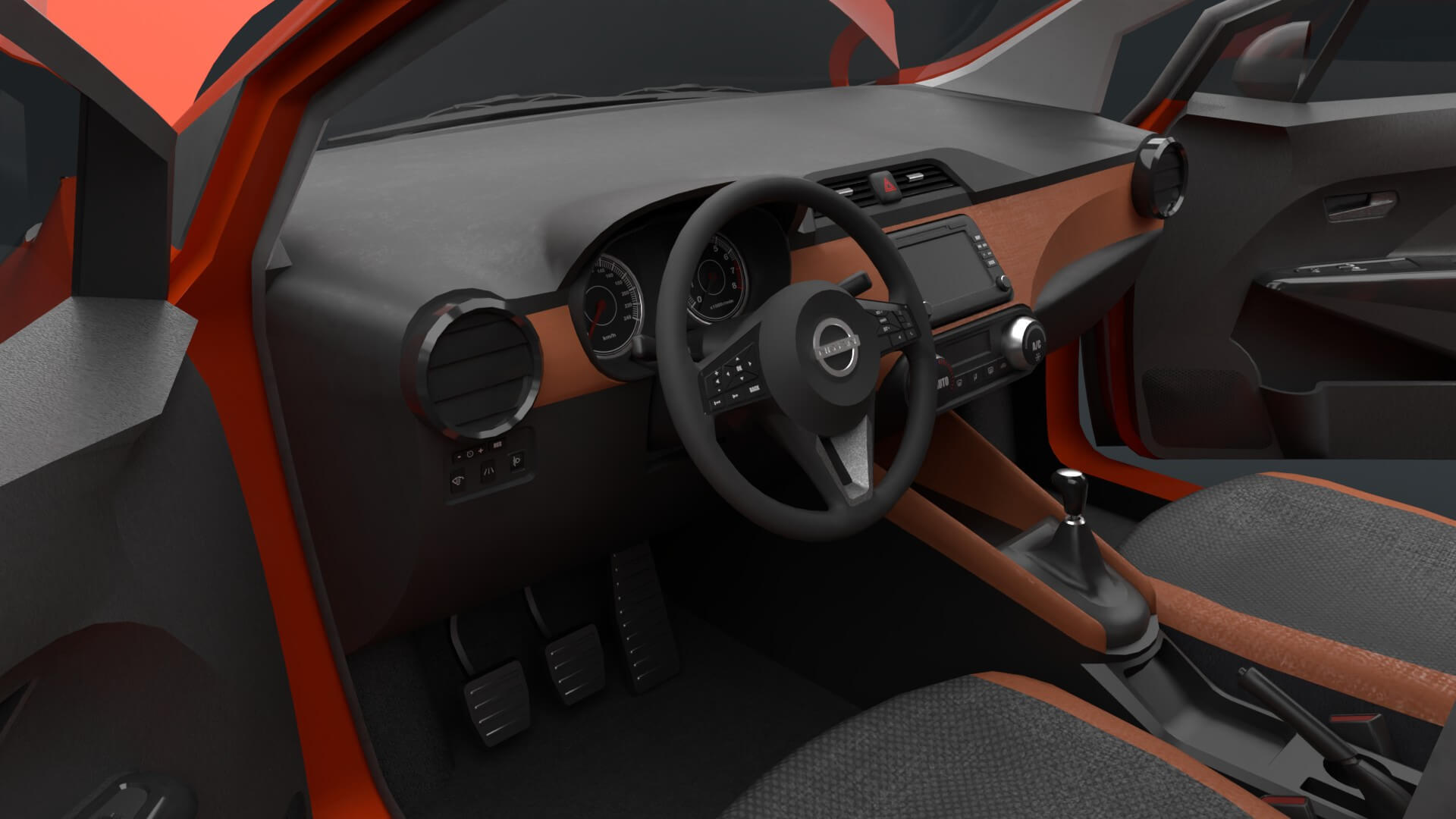 Nissan Micra 2018 Low Poly - 3D Model by Igor Shmidt