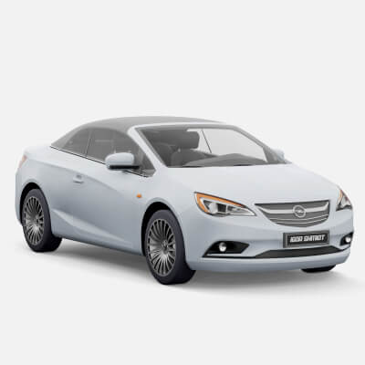 Opel Cascada 2014 Lowpoly - 3D Model by Igor Shmidt