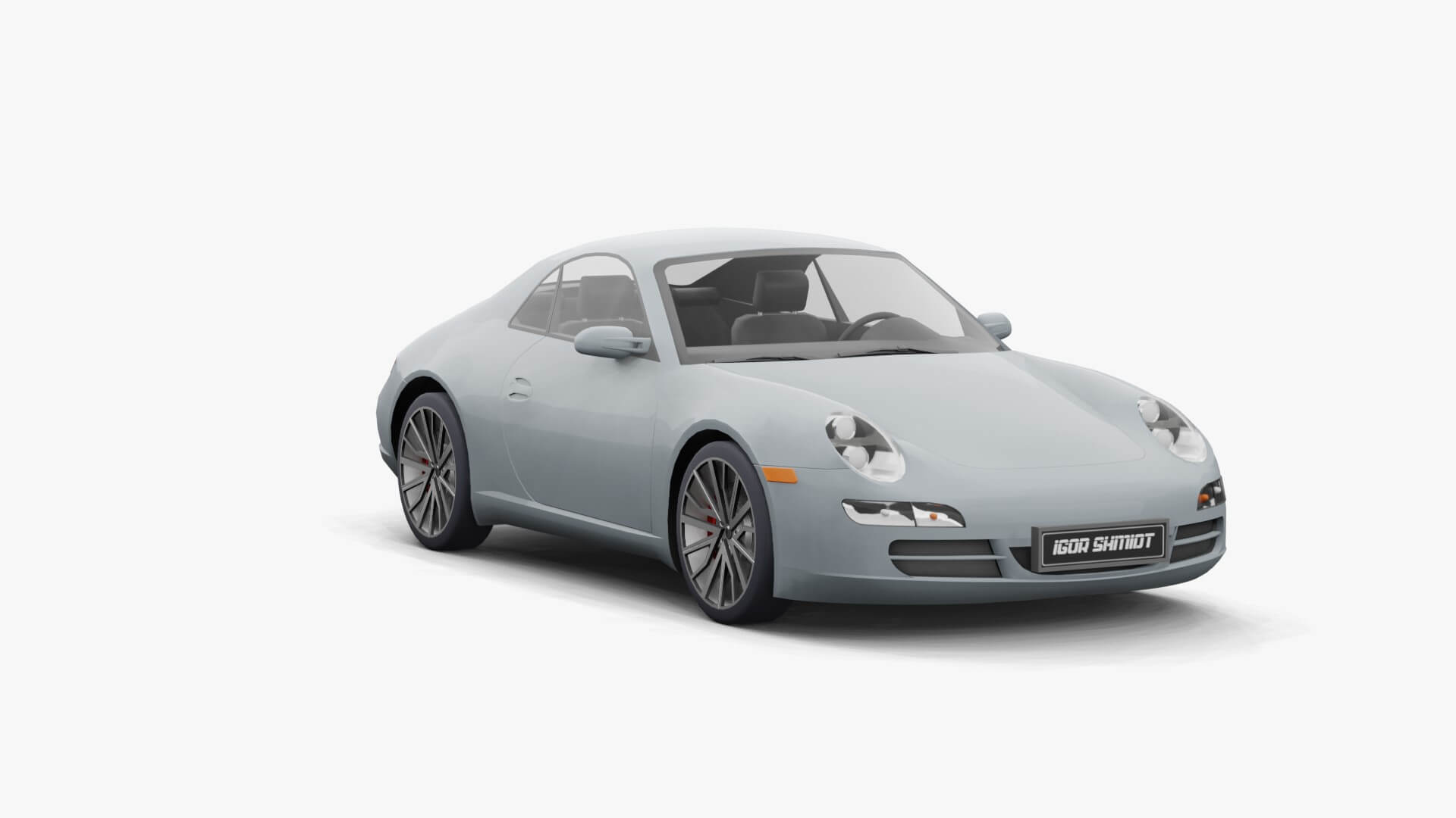 Porsche 911 2005 Low Poly - 3D Model by Igor Shmidt