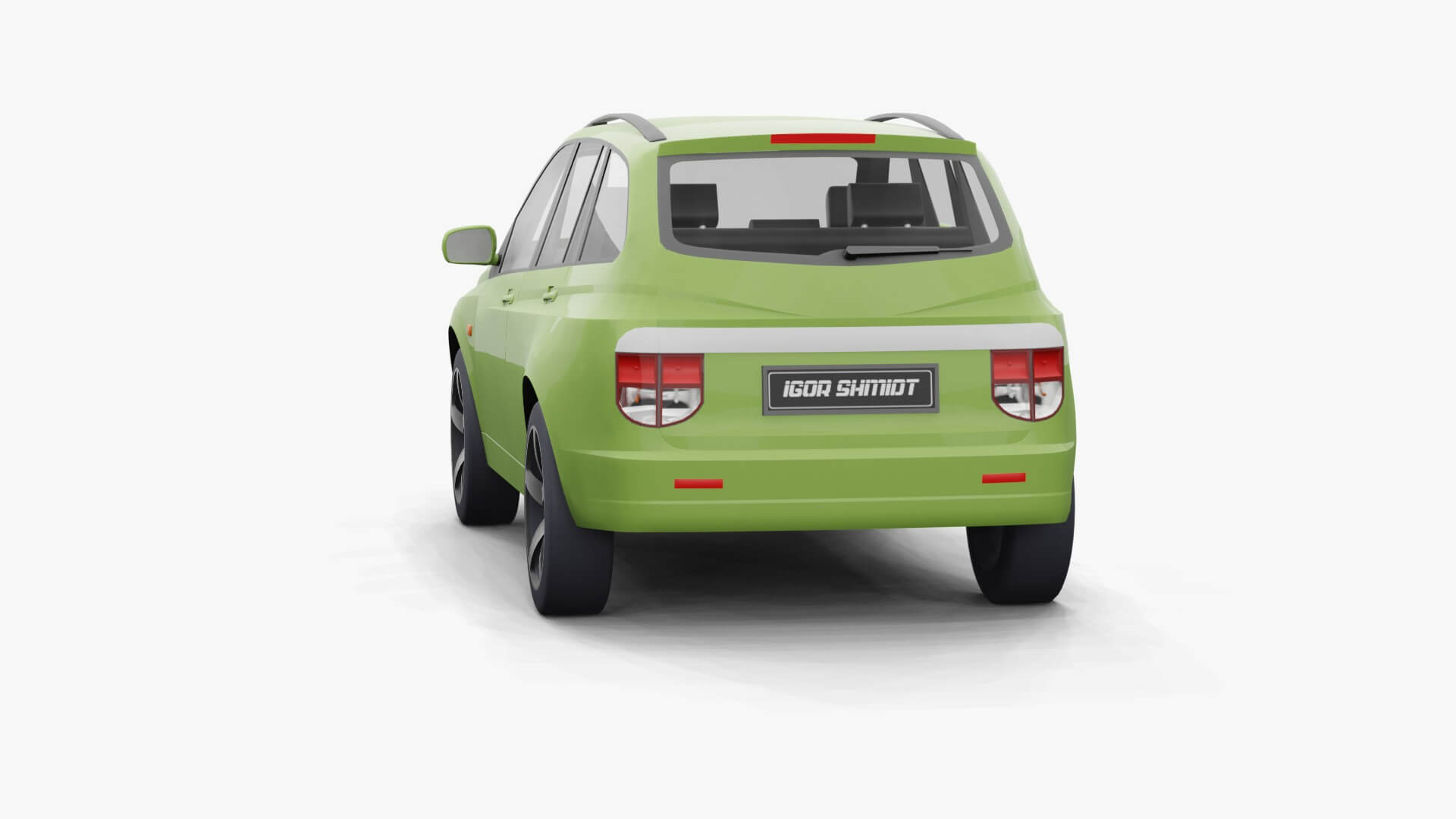 SsangYong Kyron 2006 Low Poly - 3D Model by Igor Shmidt