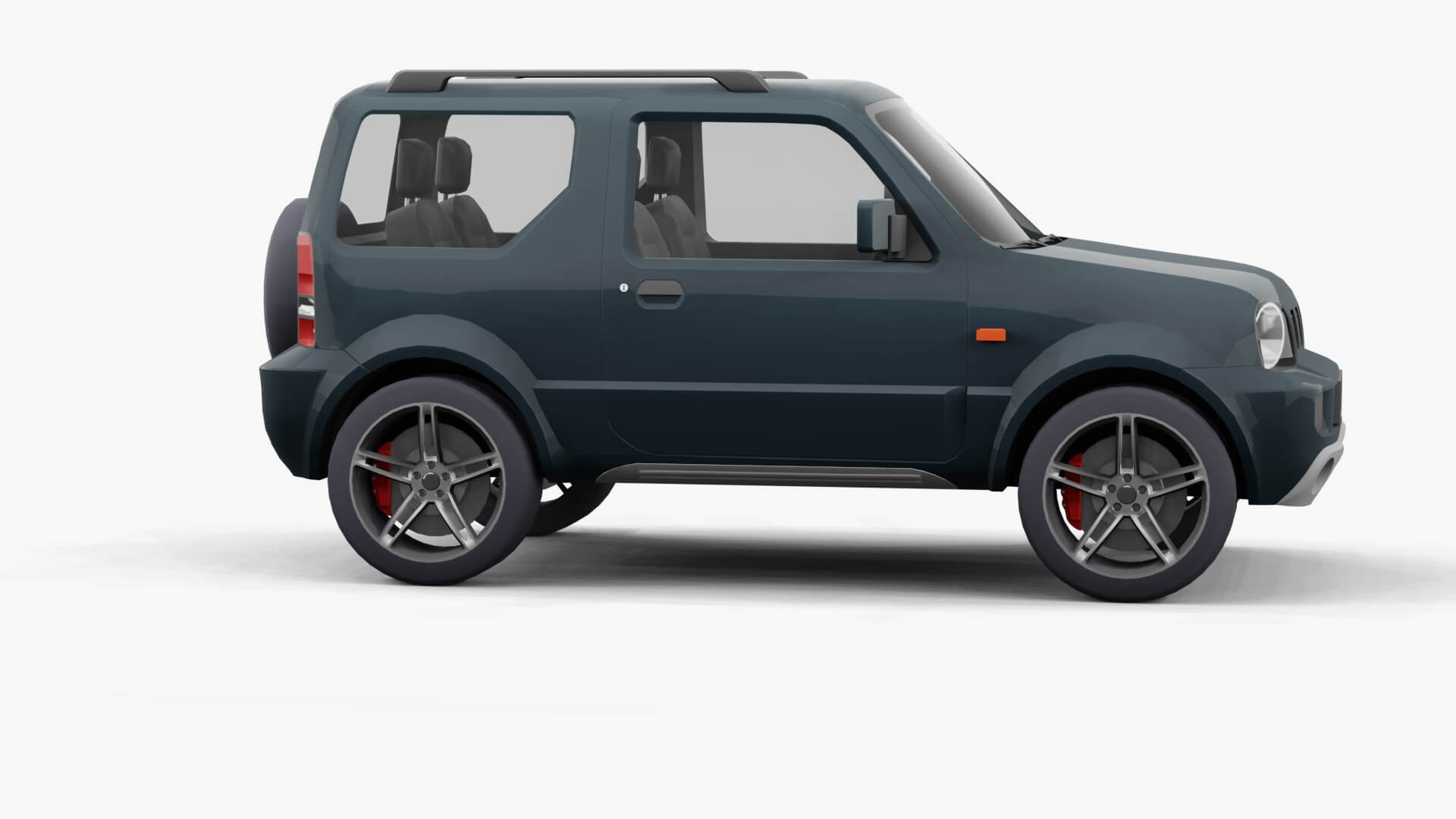 Suzuki Jimny 2007 Low Poly - 3D Model by Igor Shmidt