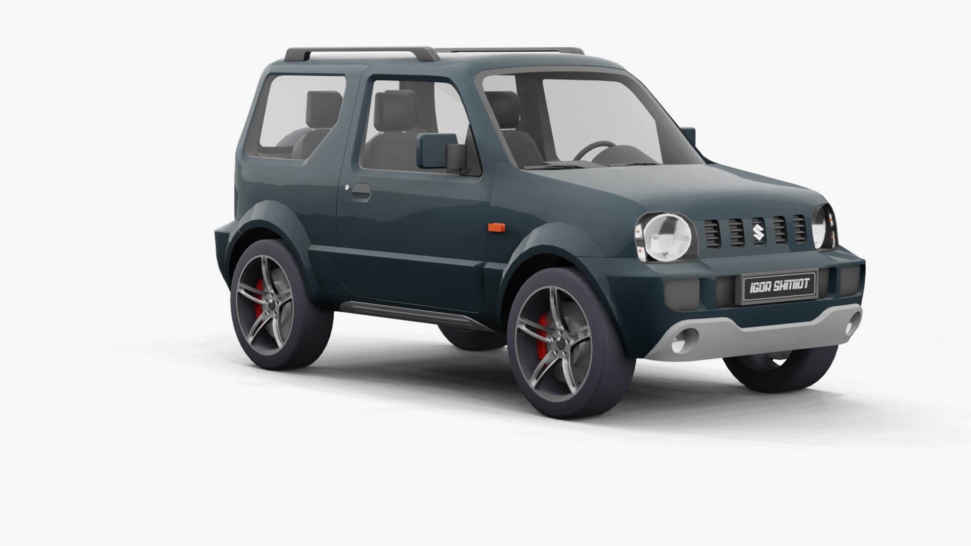 Suzuki Jimny 2007 Low Poly - 3D Model by Igor Shmidt