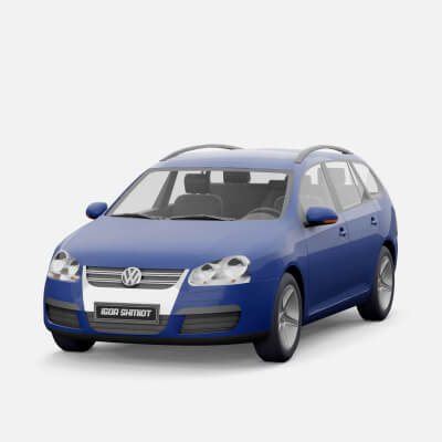 Volkswagen Golf V 2008 - 3D Model by Igor Shmidt