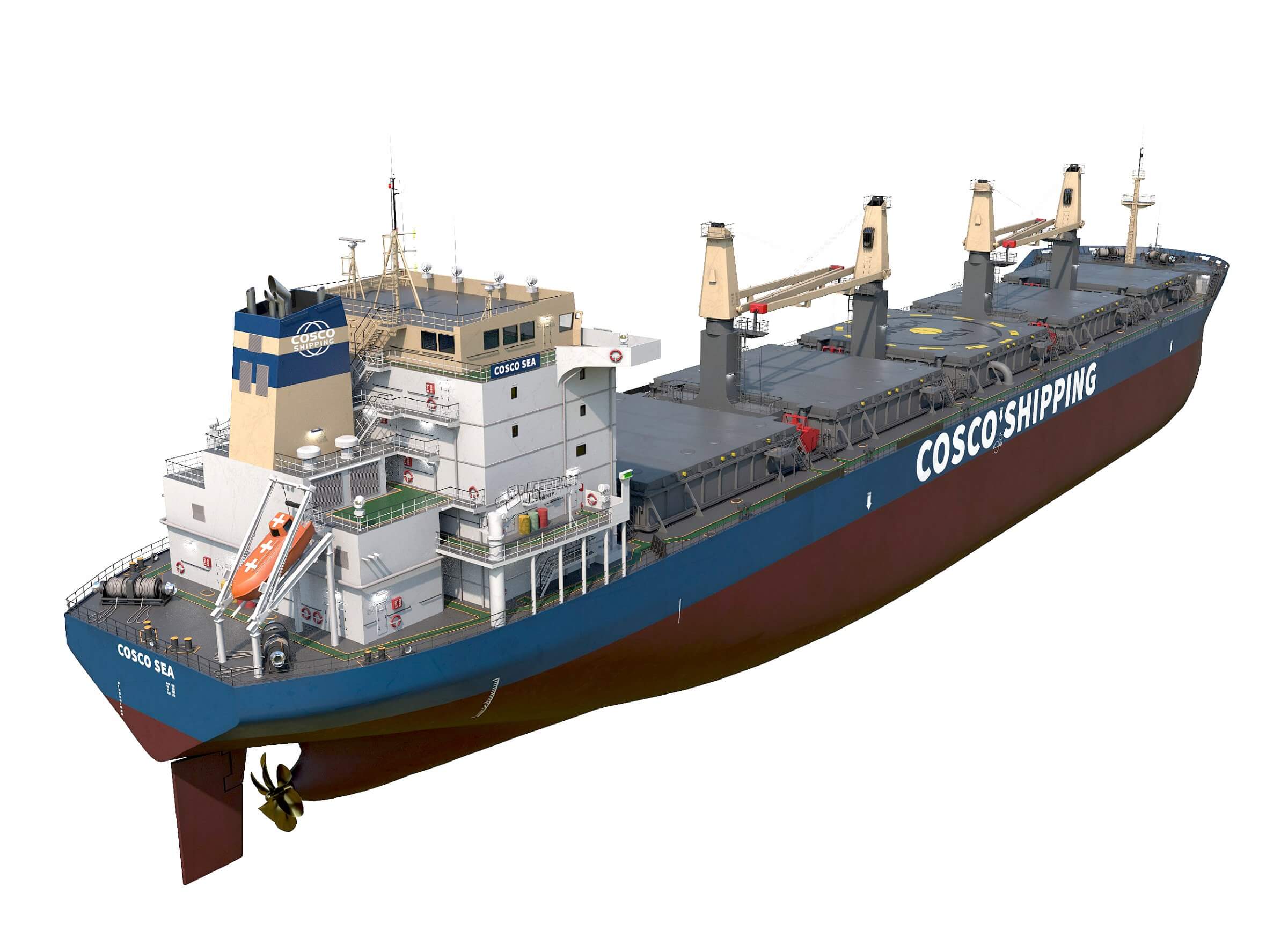 Bulk Carrier Cosco - 3D Model by IgorYerm