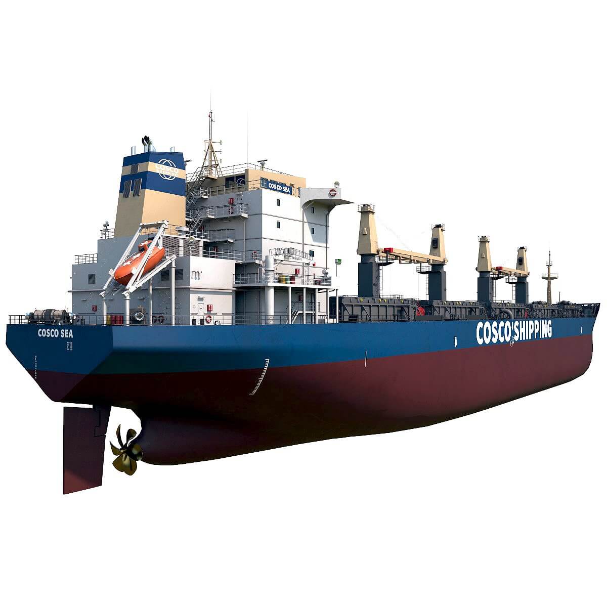 Bulk Carrier Cosco - 3D Model by IgorYerm