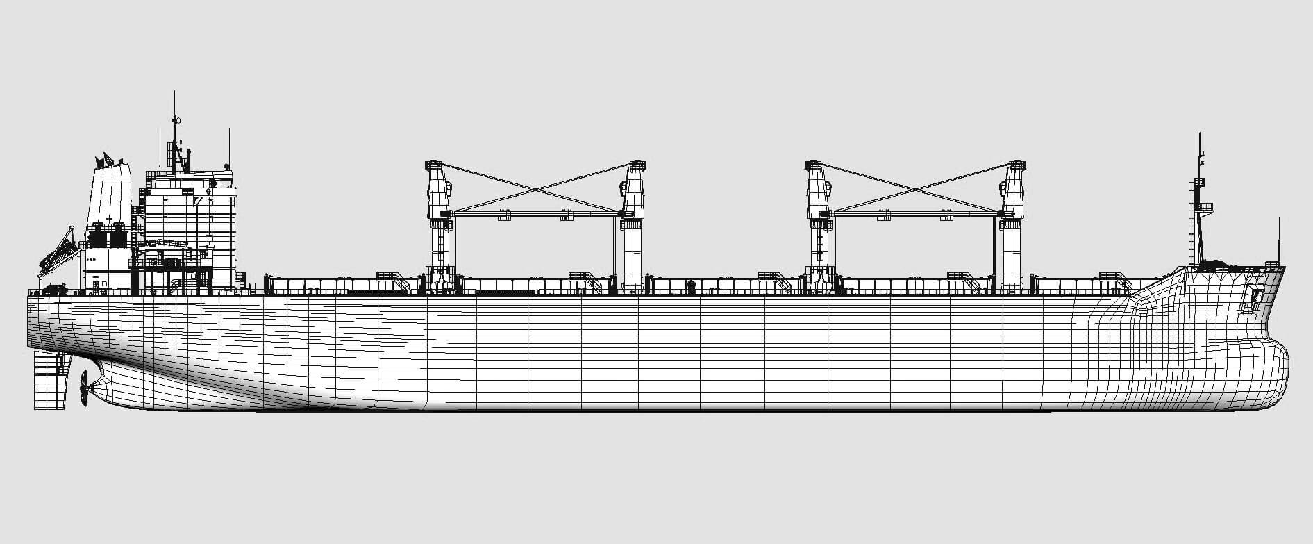 Bulk Carrier Cosco - 3D Model by IgorYerm