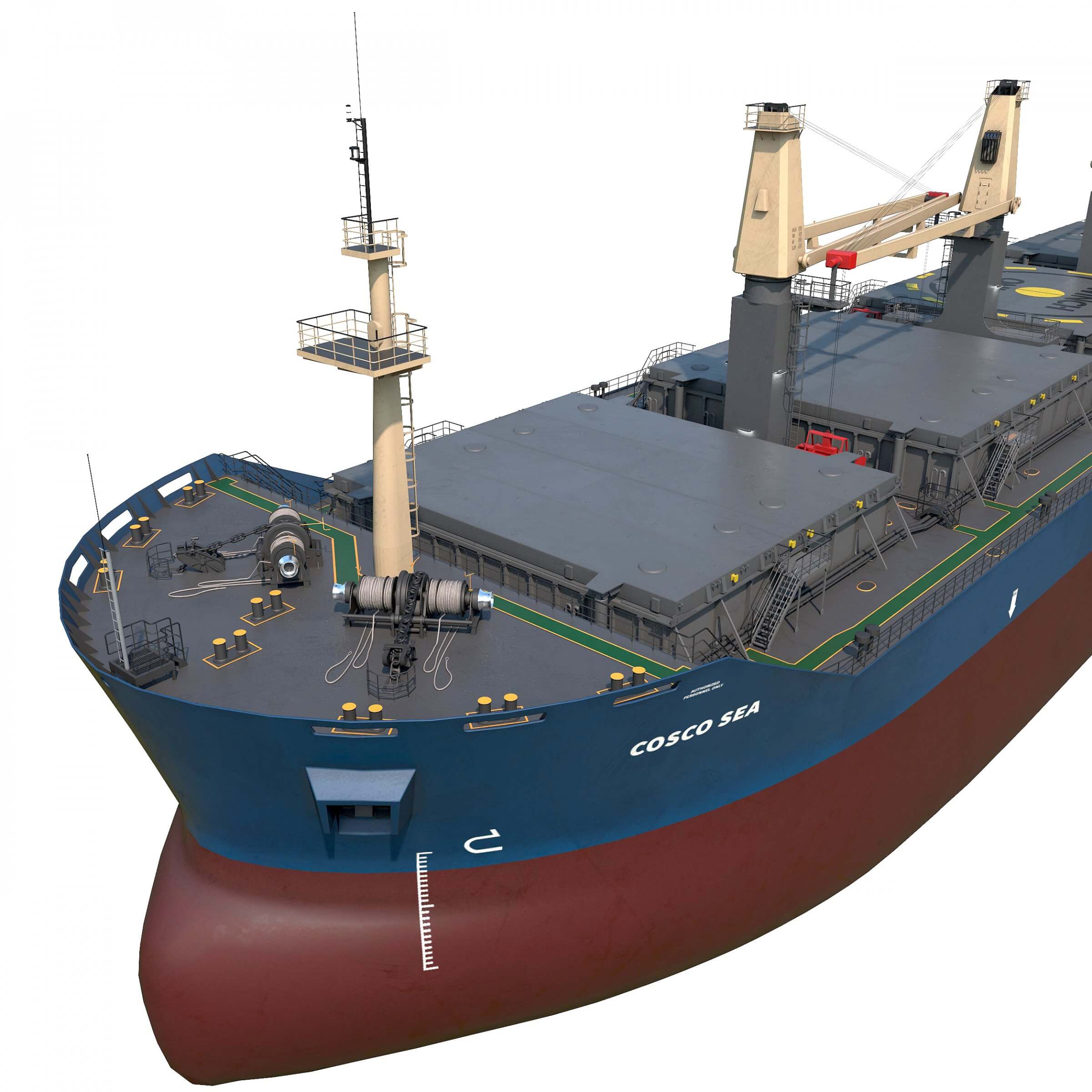 Bulk Carrier Cosco - 3D Model by IgorYerm