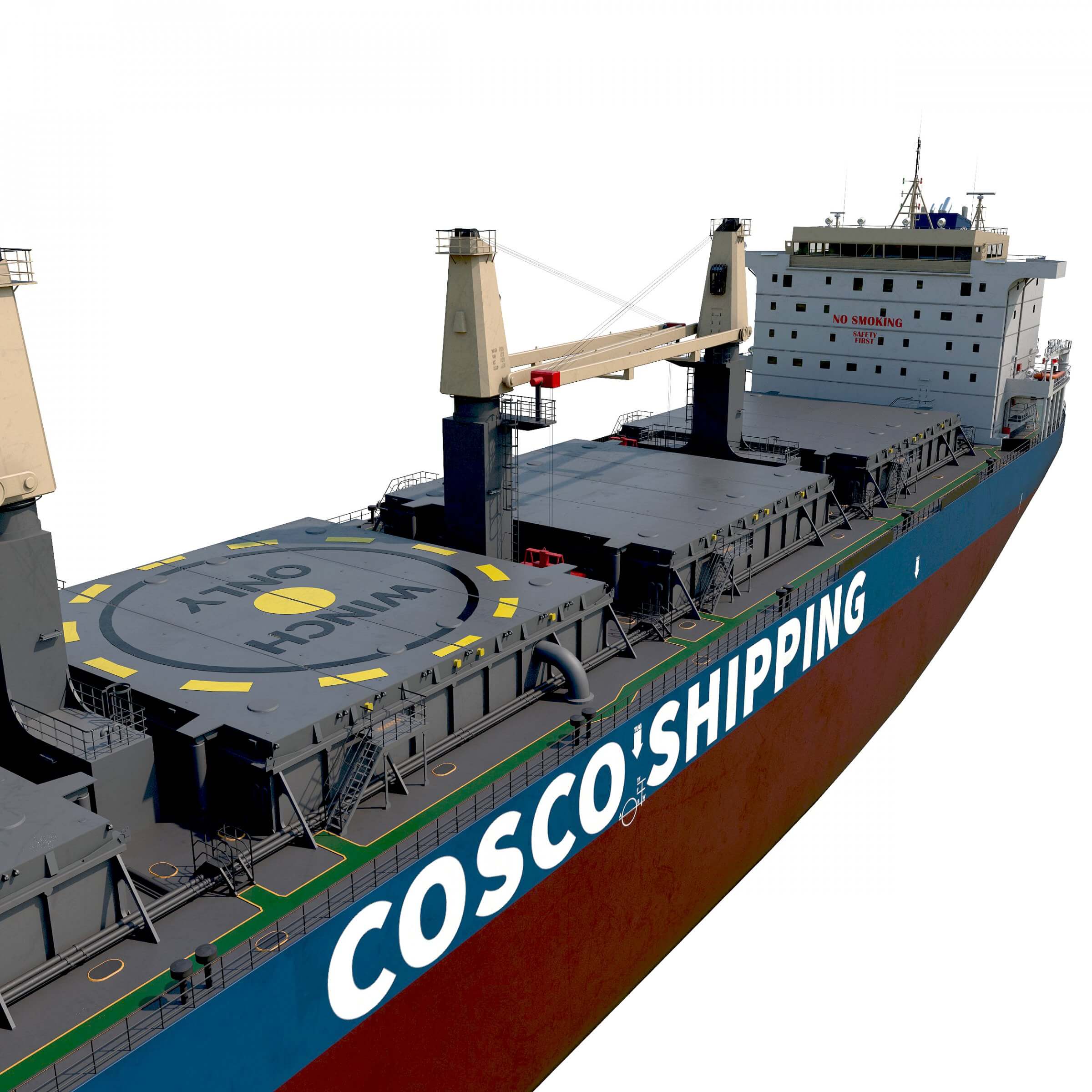 Bulk Carrier Cosco - 3D Model by IgorYerm